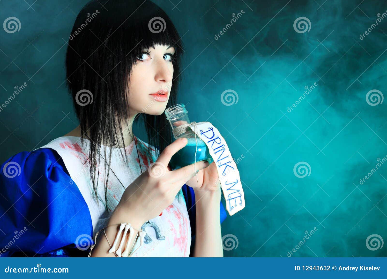 Poison stock photo. Image of beverage, female, girl, cosplay - 12943632