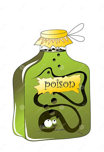 Poison stock vector. Illustration of anger, potion, reptile - 16106645