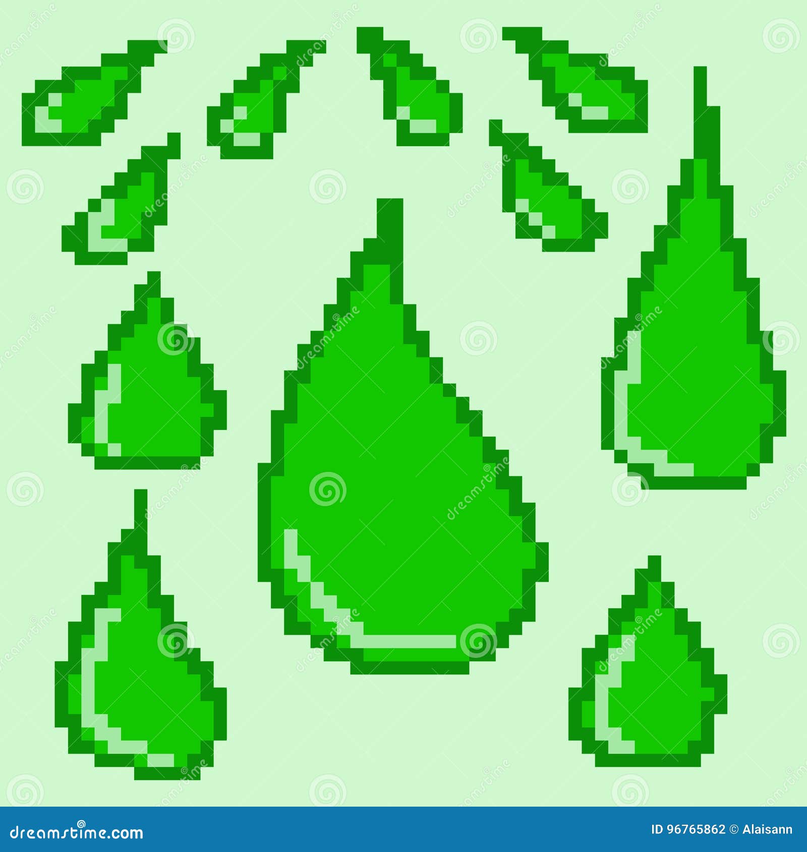 Poison or Acid Drops for the Design Stock Vector - Illustration of icon ...