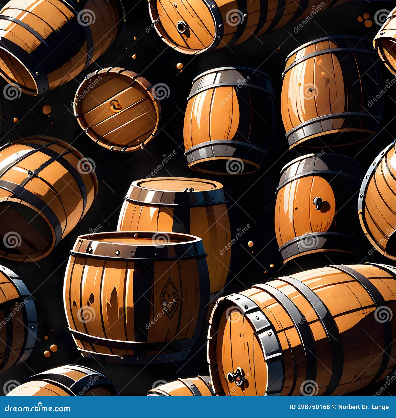 Poison Barrels, AI-generatet Stock Photo - Image of industry, storage ...