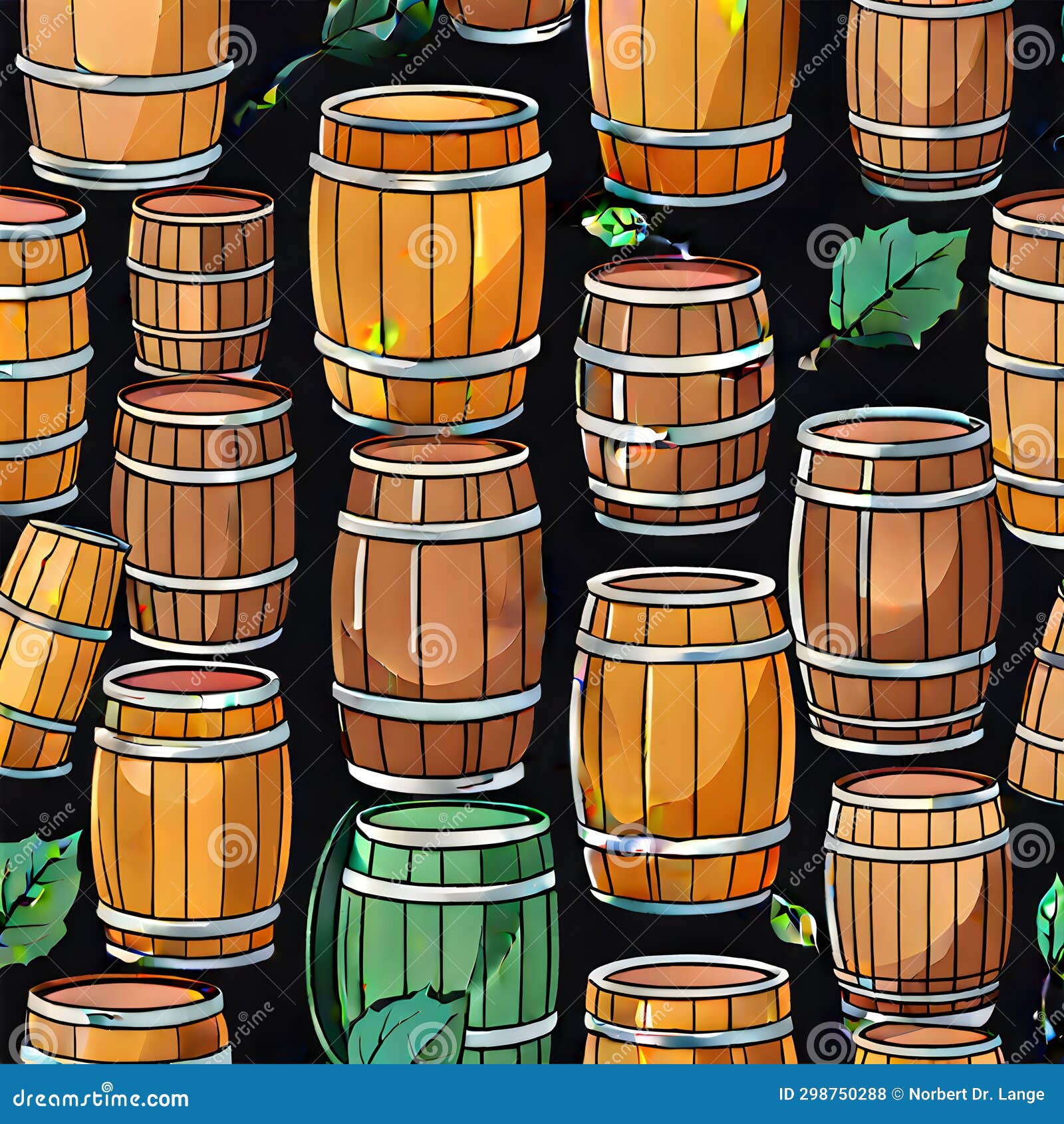 Poison Barrels, AI-generatet Stock Photo - Image of barrels, away ...