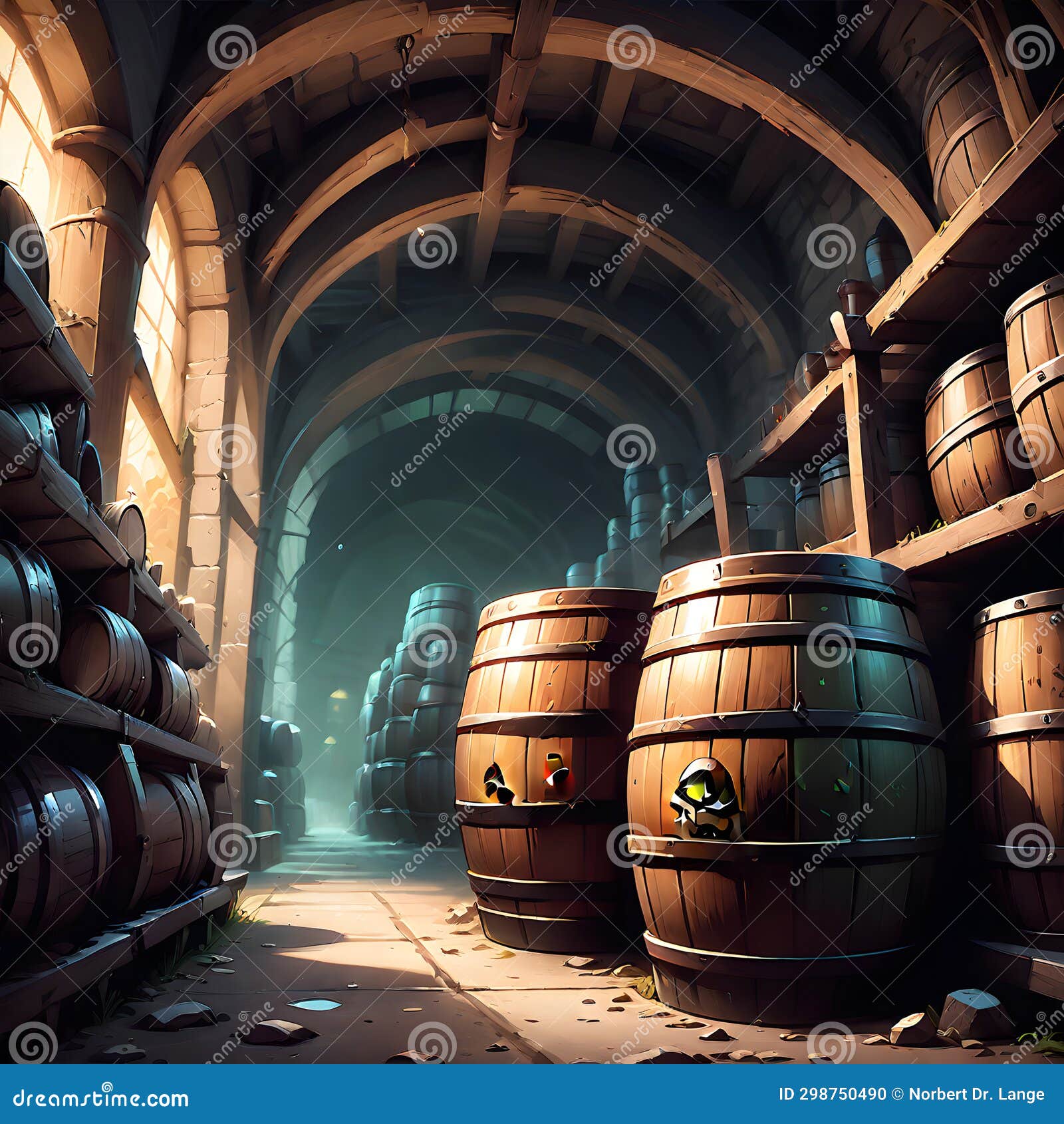 Poison Barrels, AI-generatet Stock Photo - Image of aigeneratet ...