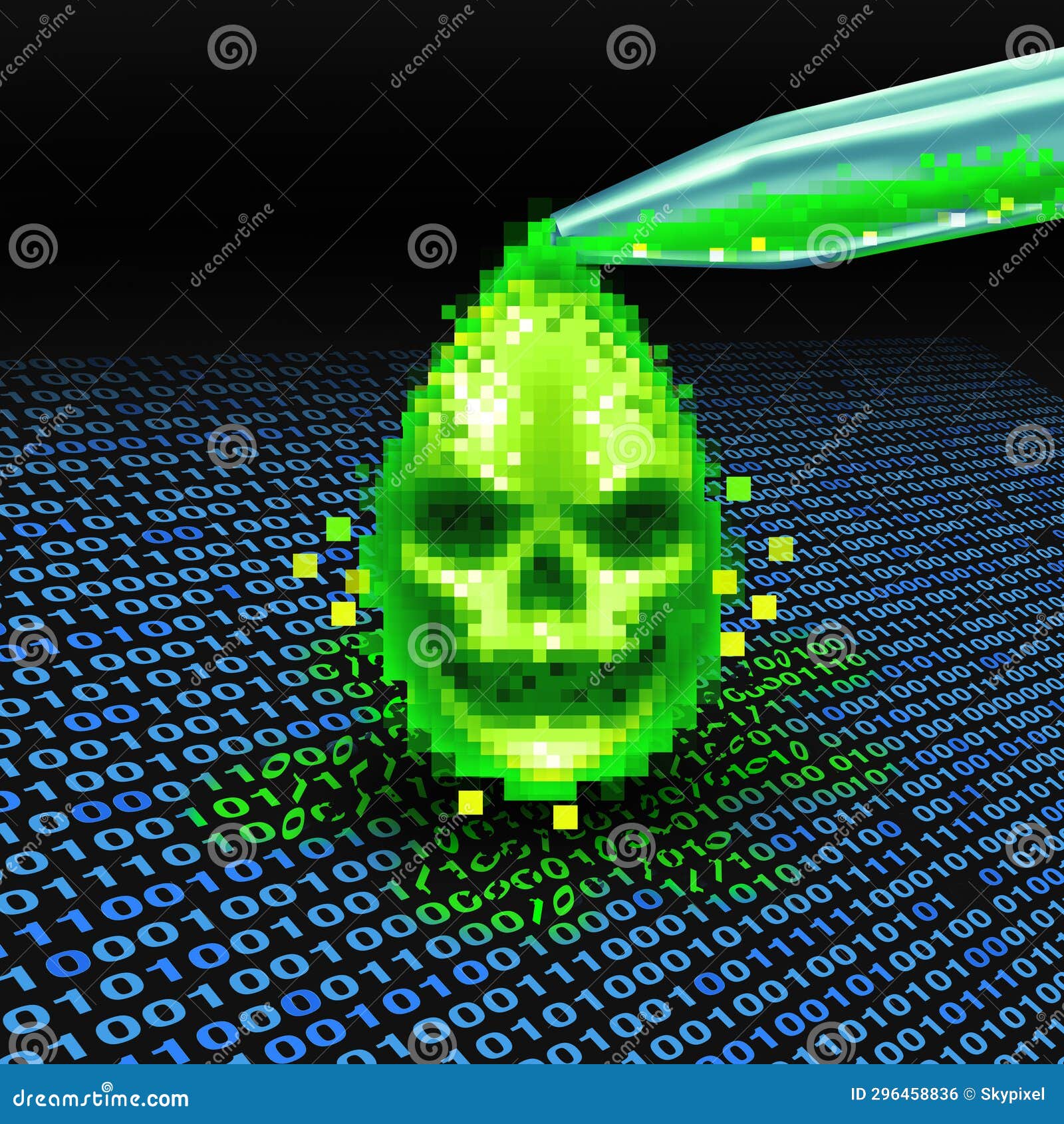 Poison Computer Code stock photo. Image of contamination - 296458836