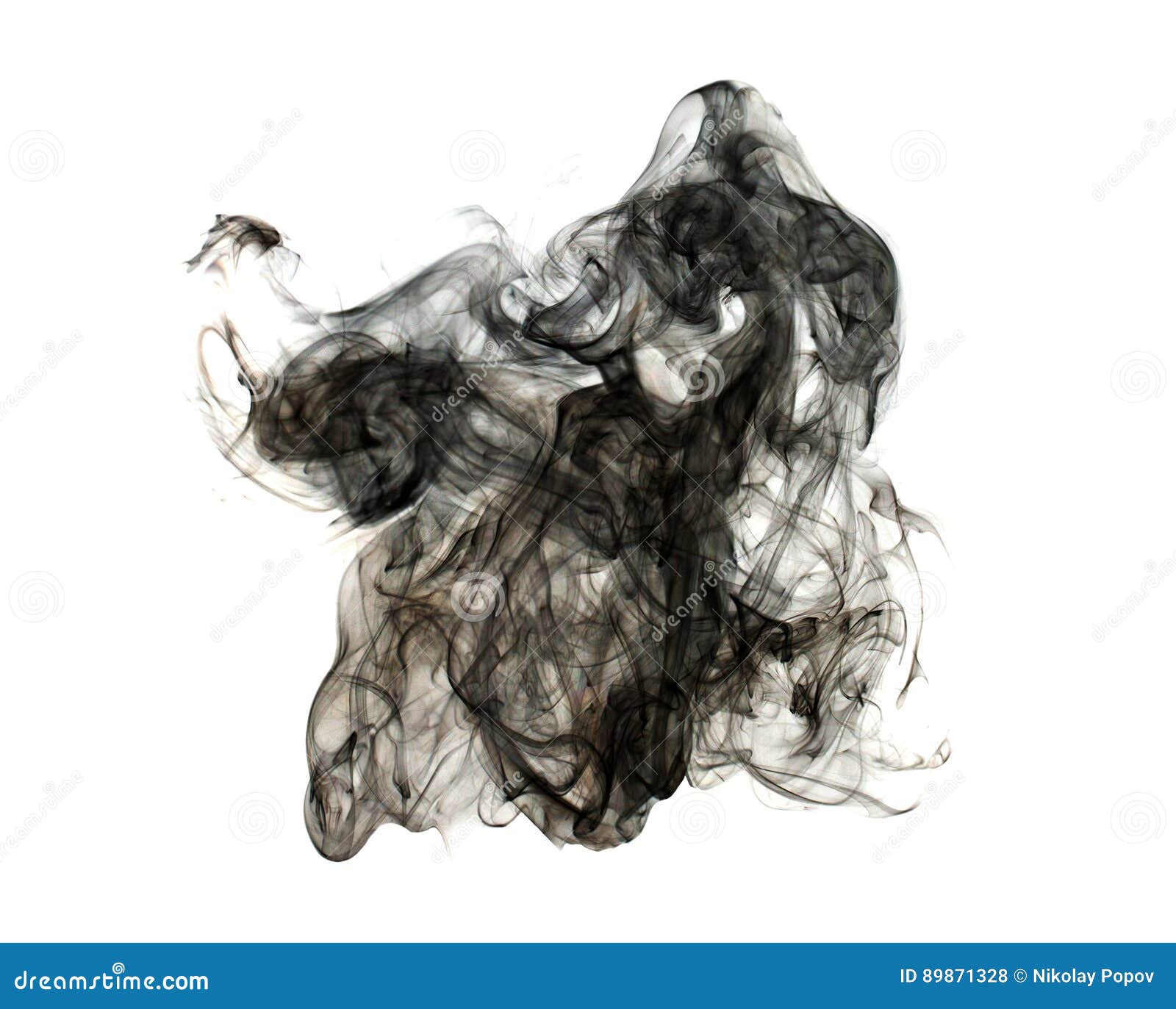 Poison Dangerous Brown Smoke. Stock Photo - Image of isolated, science ...