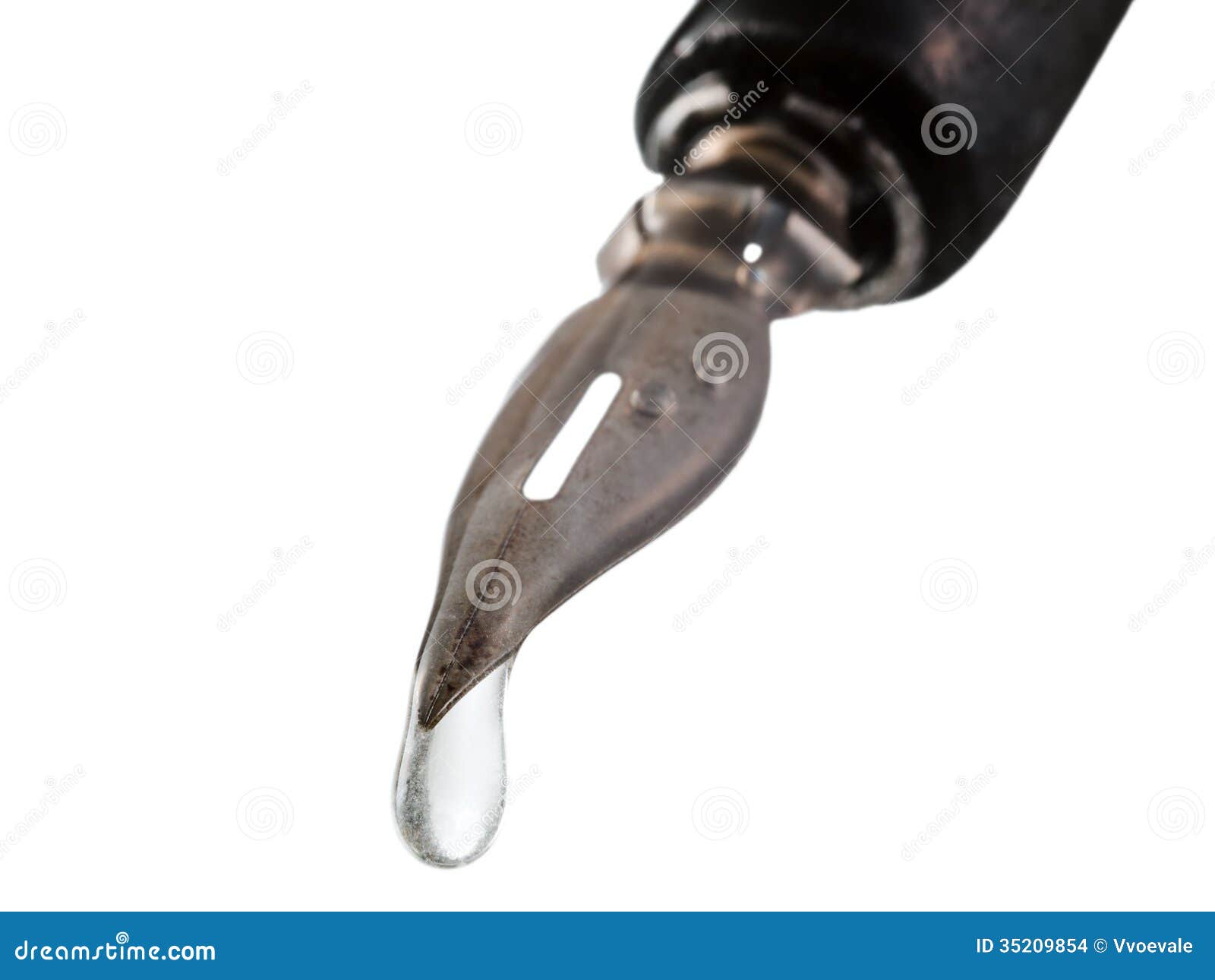 Poison Drop Dripping from the Tip Pen Stock Photo - Image of clear ...