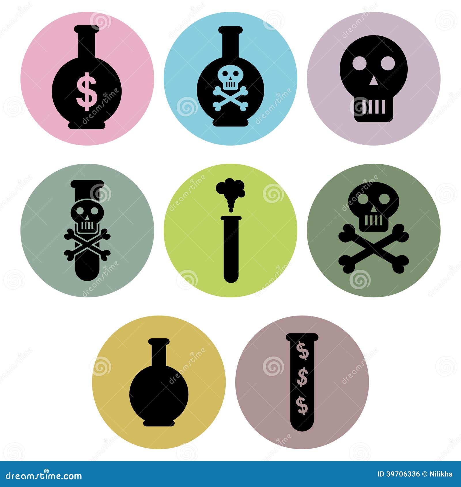 Poison icon designs stock illustration. Illustration of element - 39706336