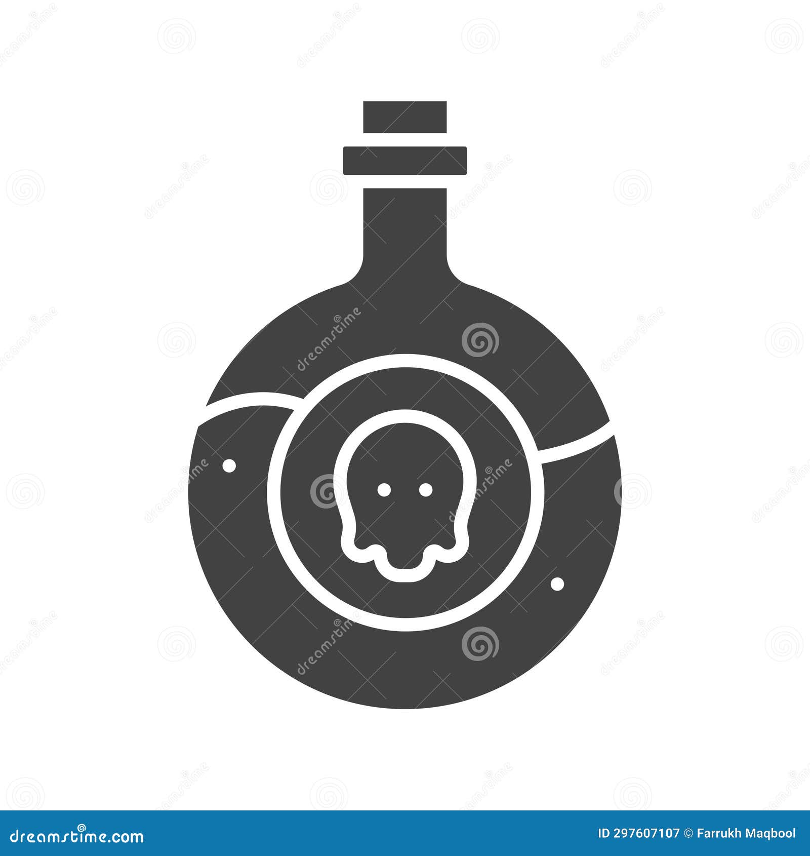 Poison icon vector image. stock illustration. Illustration of symbol ...