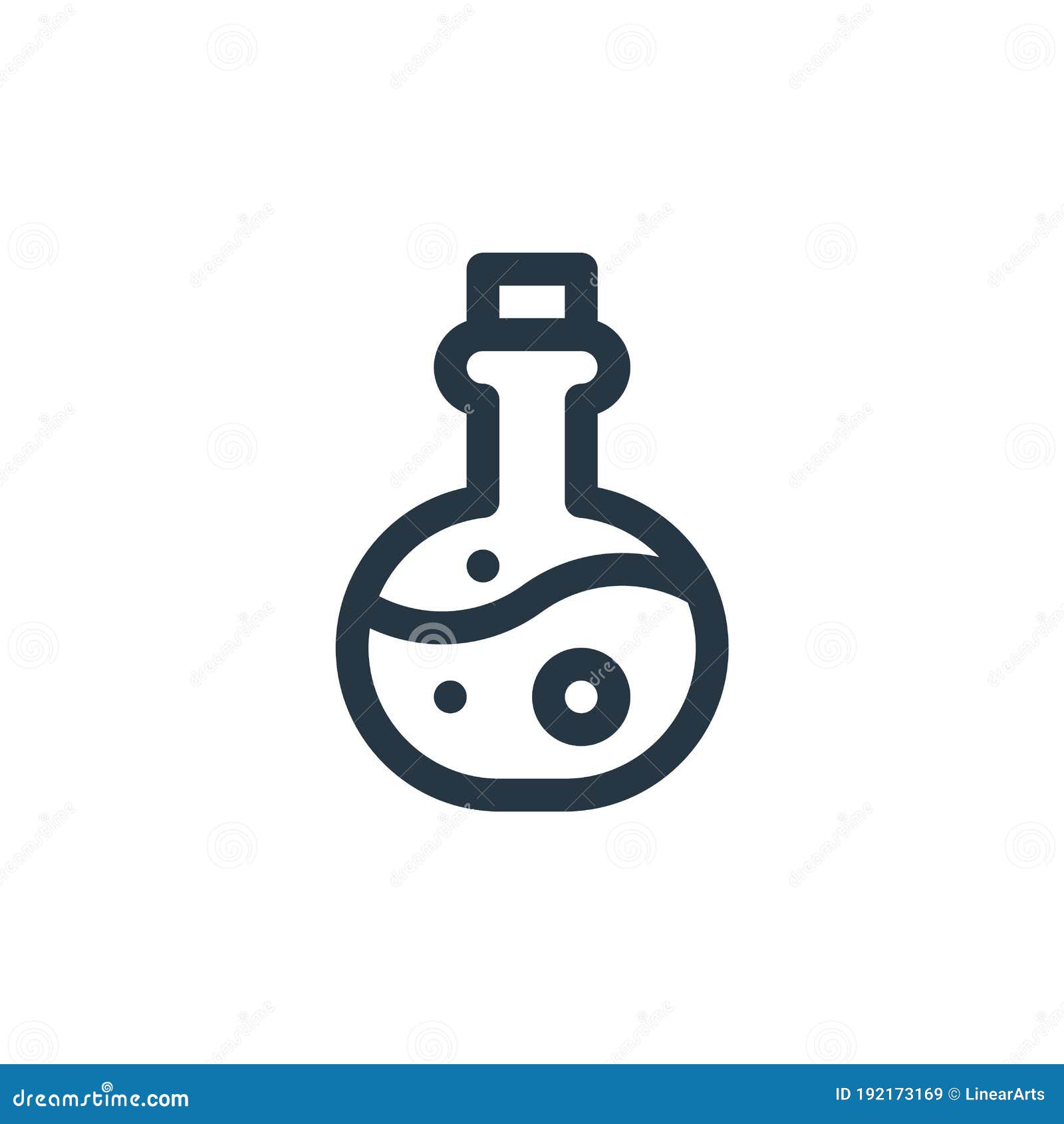 Poison Icon Vector from Videogame Elements Concept. Thin Line ...