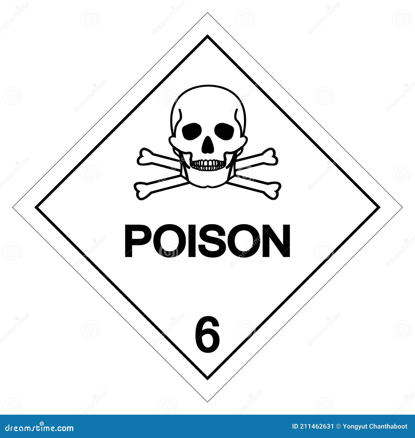 Poison Label Symbol Sign ,Vector Illustration, Isolate on White ...