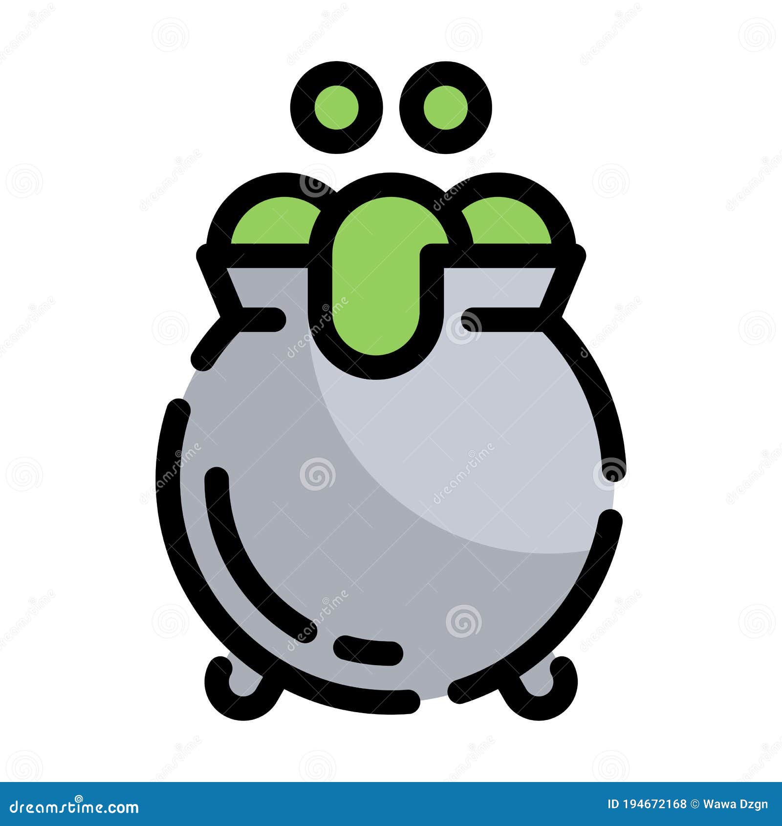 Poison Logo Design on White Background Stock Vector - Illustration of ...