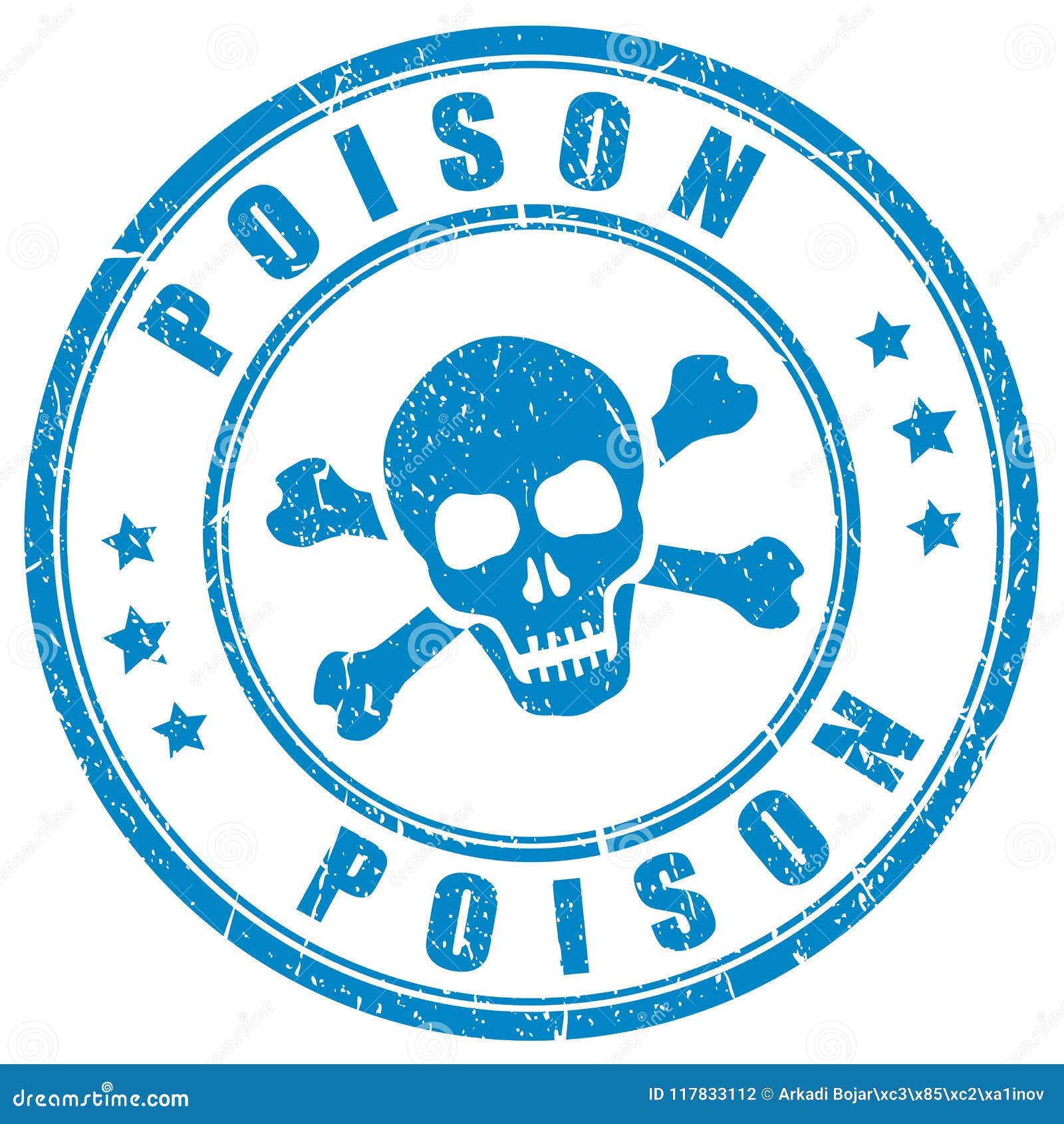 Poison Skull Crossbones Symbols Royalty-Free Cartoon | CartoonDealer ...