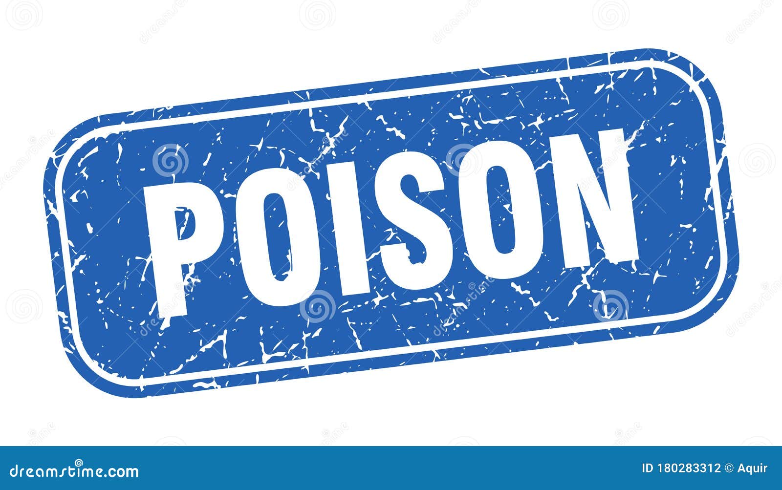 Poison Stamp Cartoon Vector | CartoonDealer.com #120295325