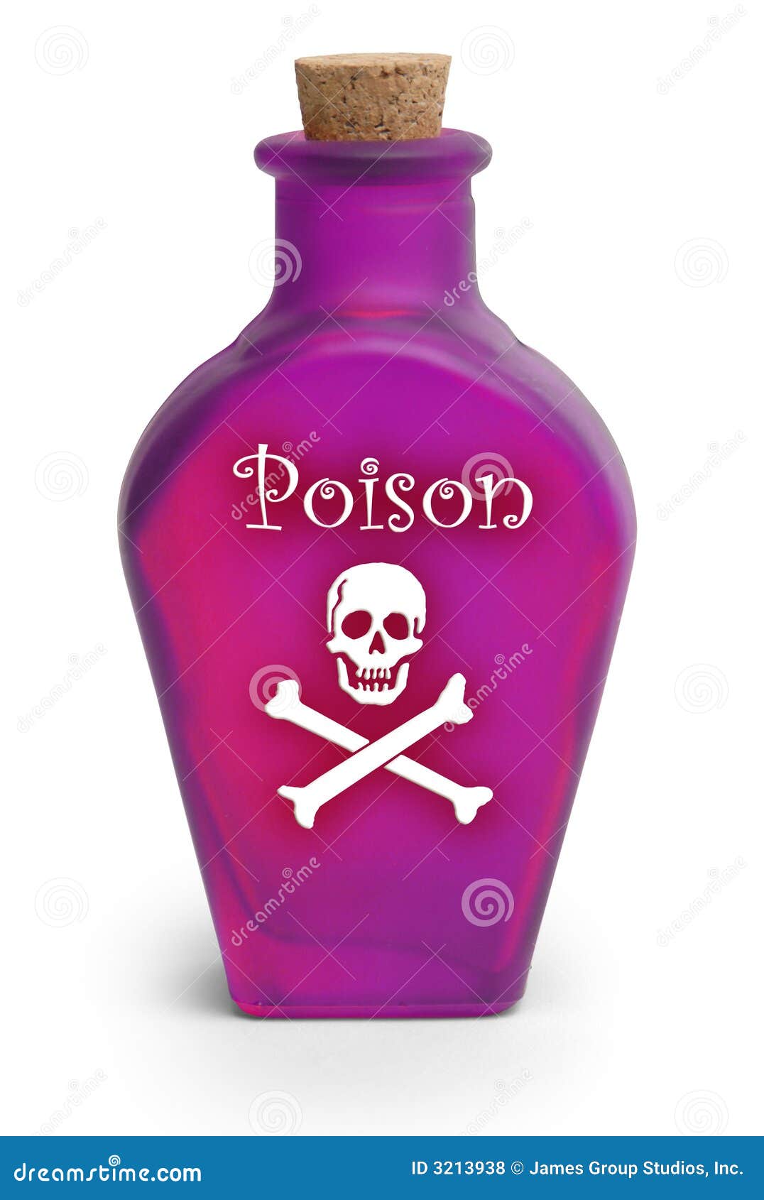 Poison sur le blanc photo stock. Image du drogues, liège - 3213938