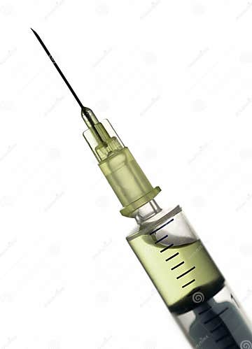 Poison in a syringe stock image. Image of green, syringe - 3664135