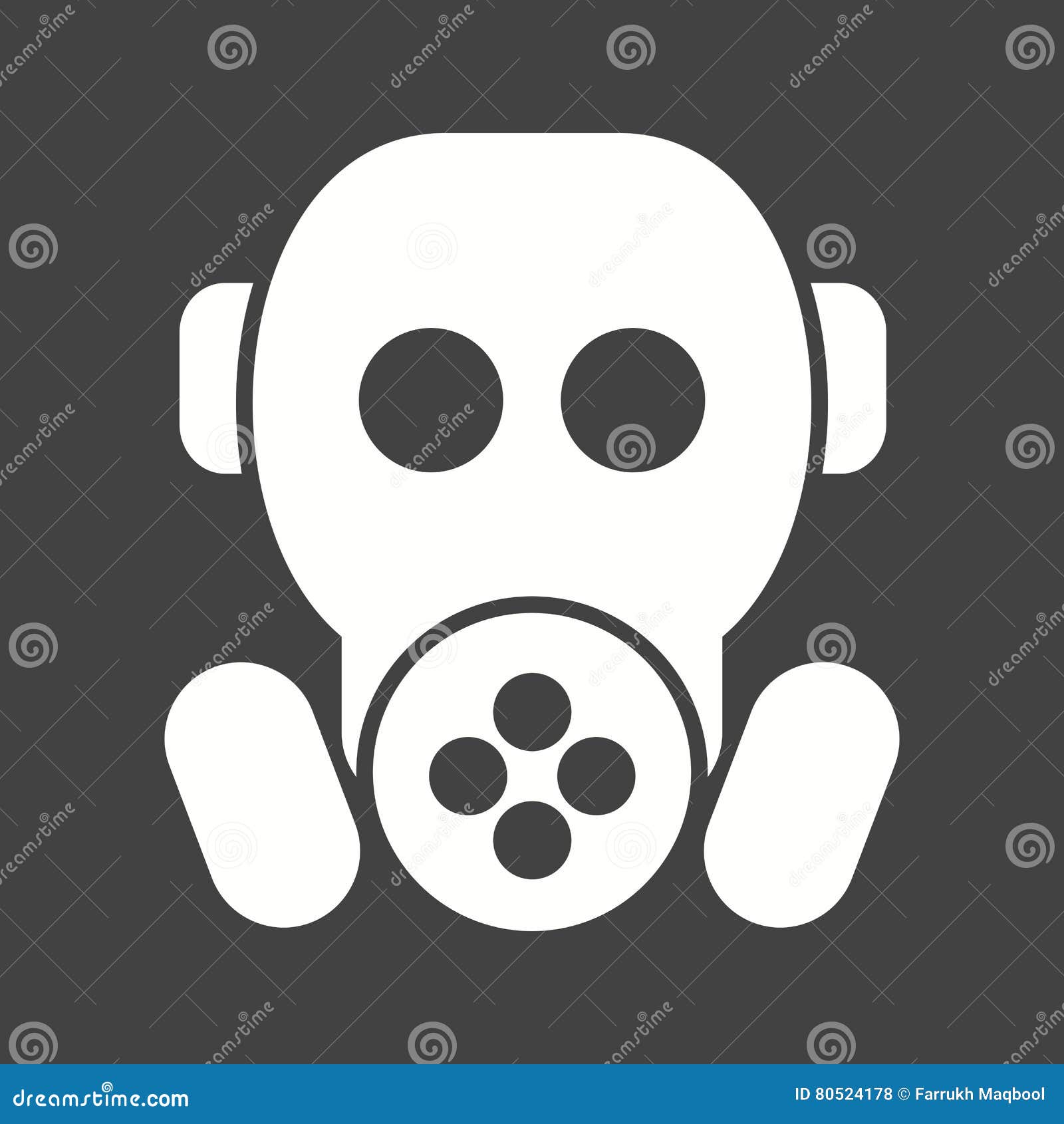 Poisonous Gas stock vector. Illustration of safety, sign - 80524178