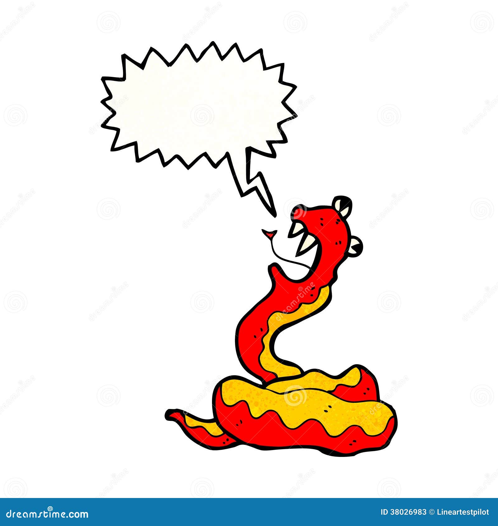 Poisonous snake cartoon stock vector. Illustration of raster - 38026983