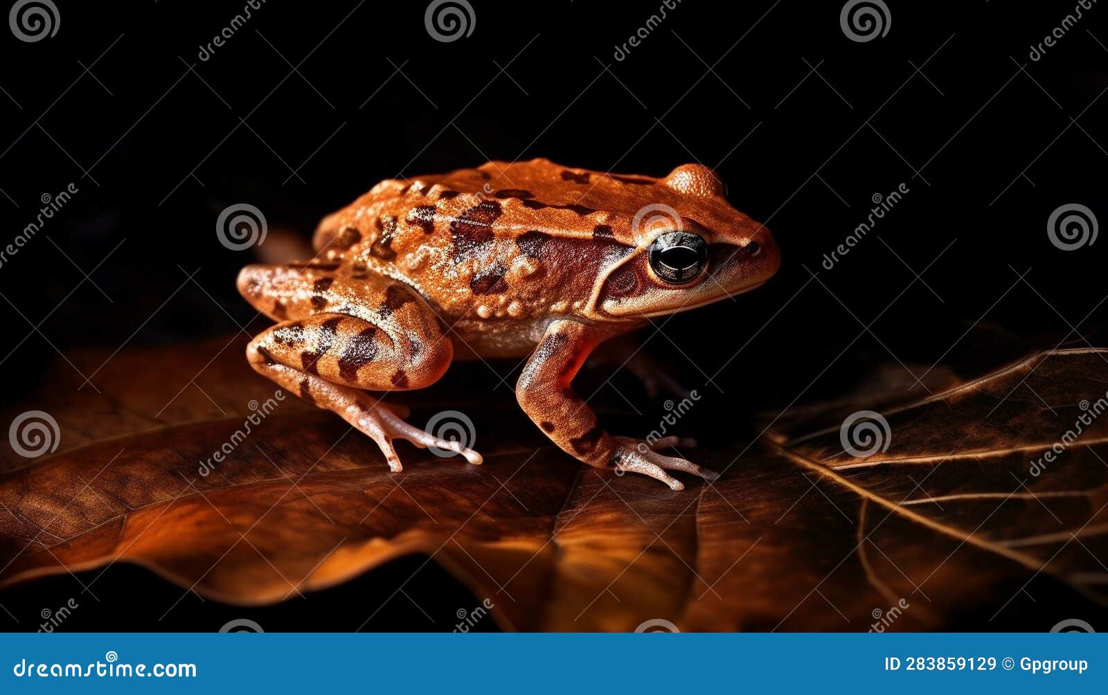 Poisonous Toad With Warts On Its Body Royalty-Free Stock Photography ...