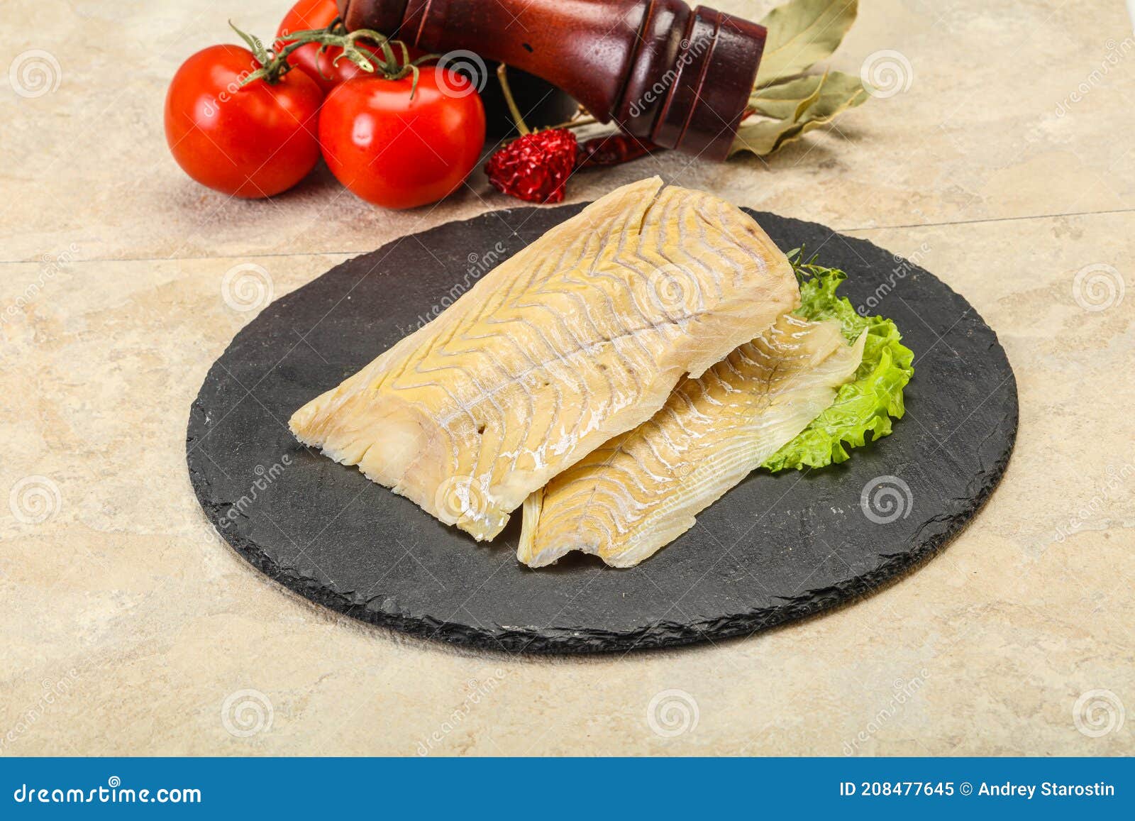 Poisson De Morue Crue Pour La Cuisson Image stock - Image du morue ...
