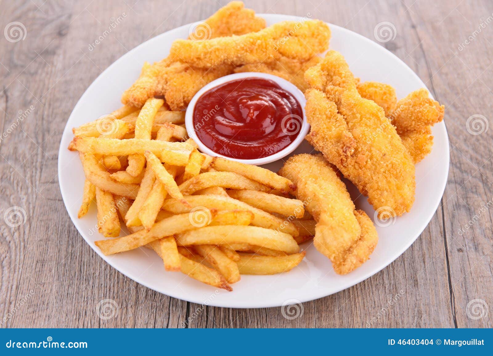Poisson-frite photo stock. Image du viande, poissons - 46403404