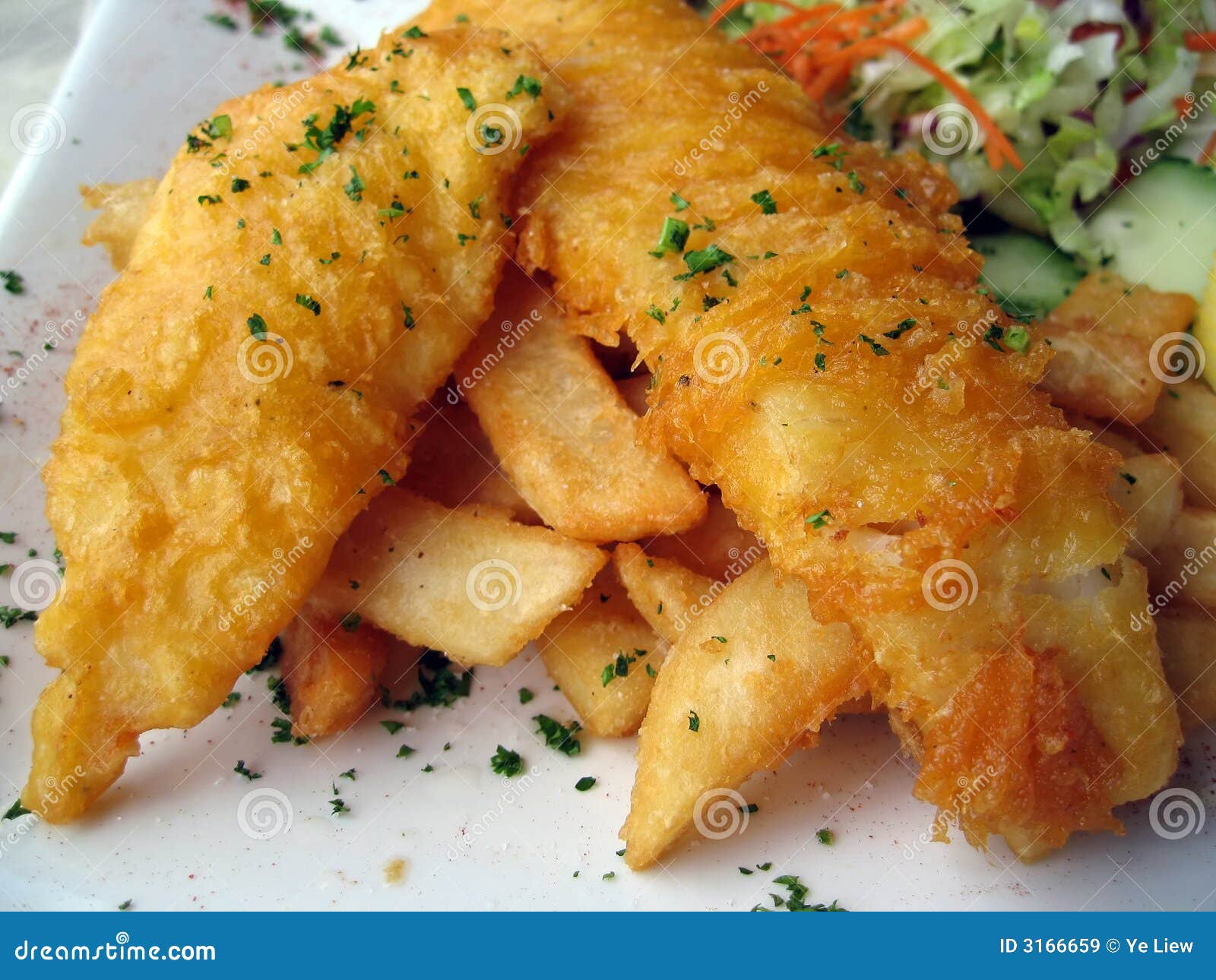 Poisson-frites image stock. Image du restaurant, savoureux - 3166659