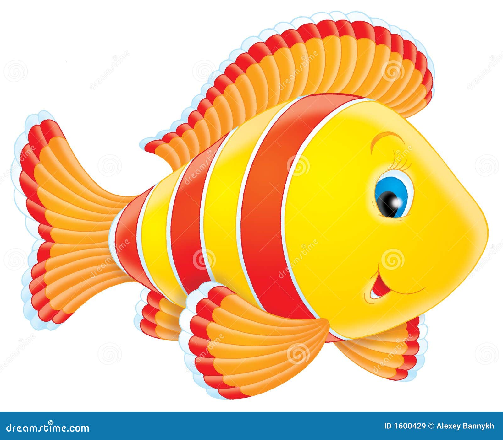 Poissons de corail illustration stock. Illustration du animé - 1600429