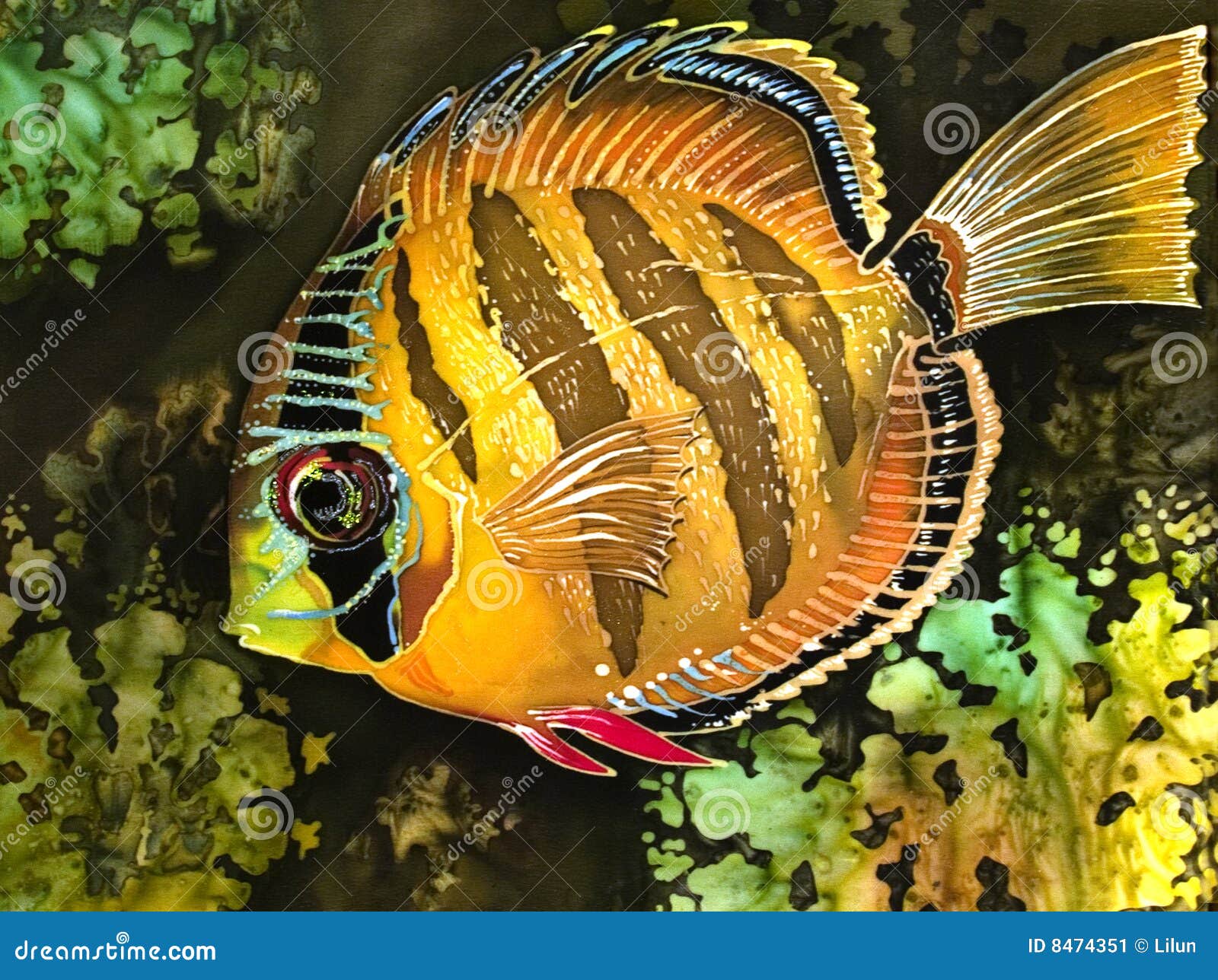 Poissons exotiques image stock. Image du lumineux, patte - 8474351