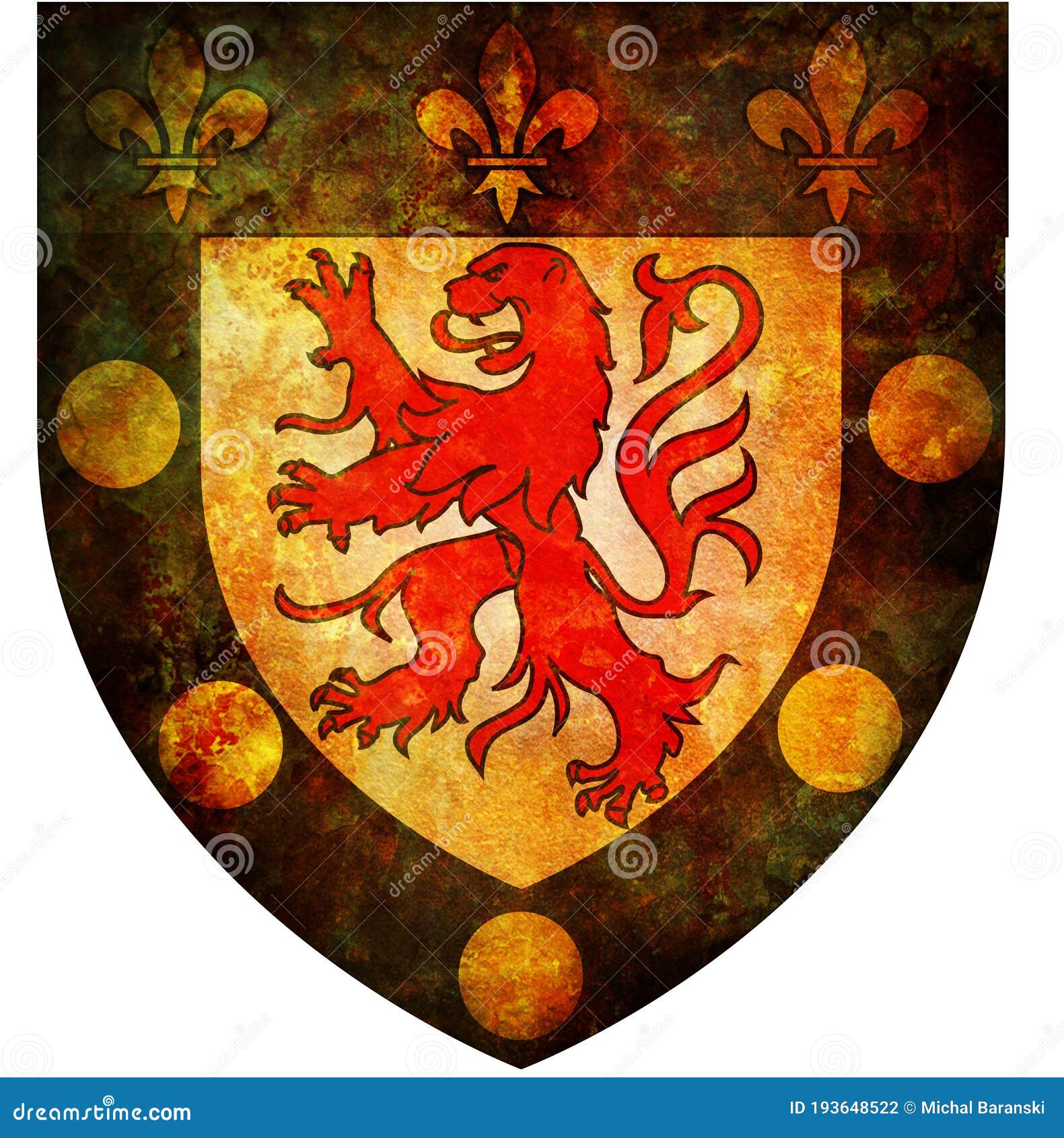 Poitiers coat of arms stock illustration. Illustration of vintage ...