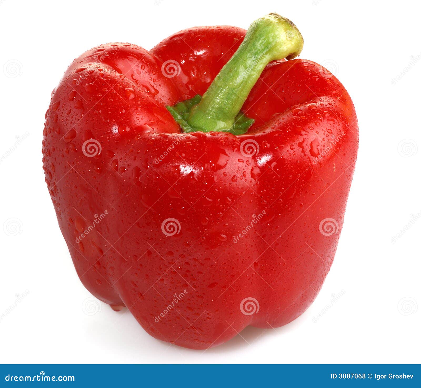 Poivron rouge photo stock. Image du épice, blanc, nourriture - 3087068