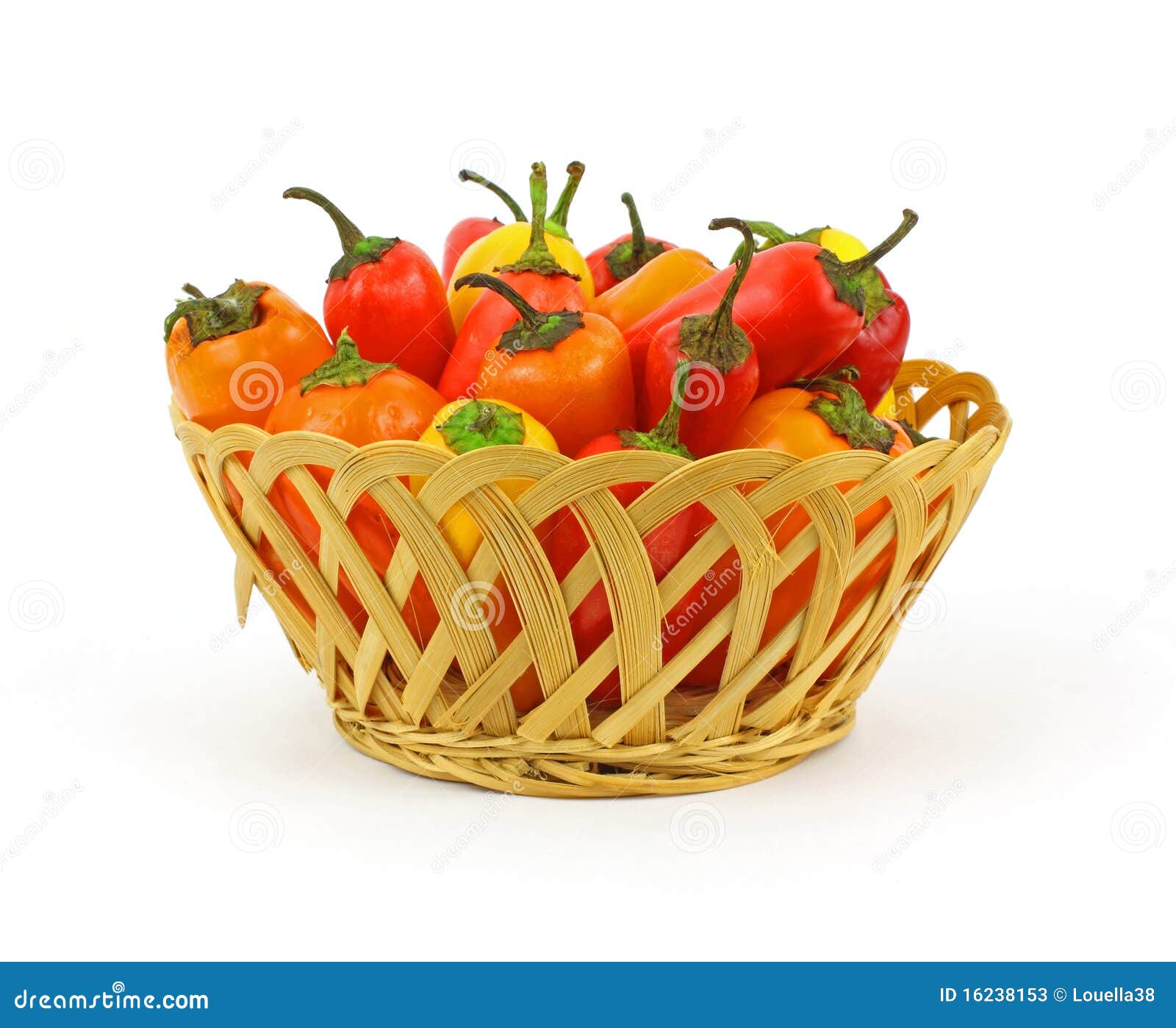 Poivrons Doux De Panier Mini Image stock - Image du grand, souple: 16238153