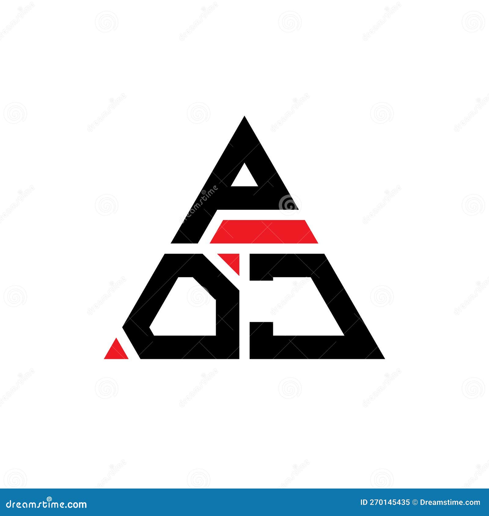 POJ Triangle Letter Logo Design with Triangle Shape. POJ Triangle Logo ...