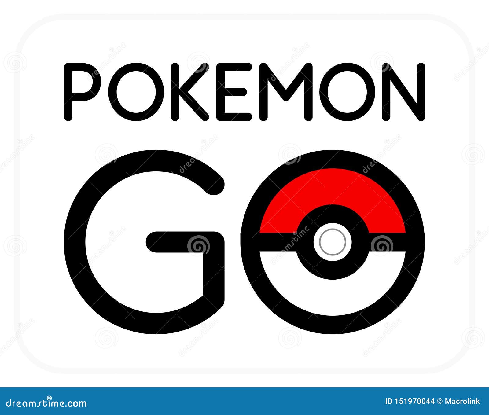 Pokemon GO Logotype - Creative Vector Simple Illustration for Banners ...