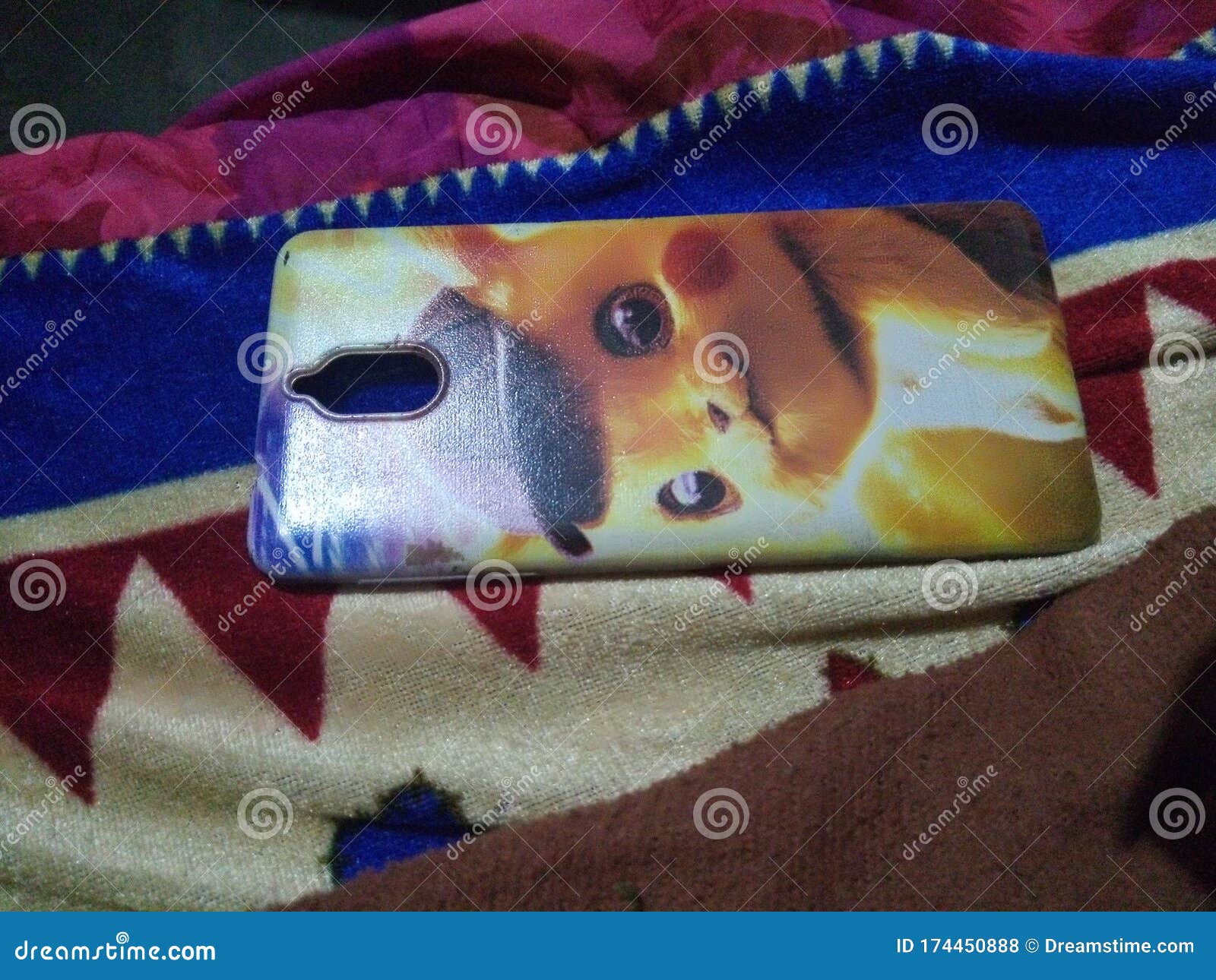 Pokemon Pikachu Back Cover Phone Editorial Stock Photo - Image of ...