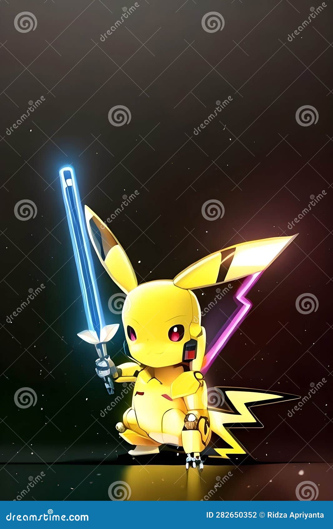 The Pokemon Pikachu Cyborg with AI Design Model is an Artificial ...