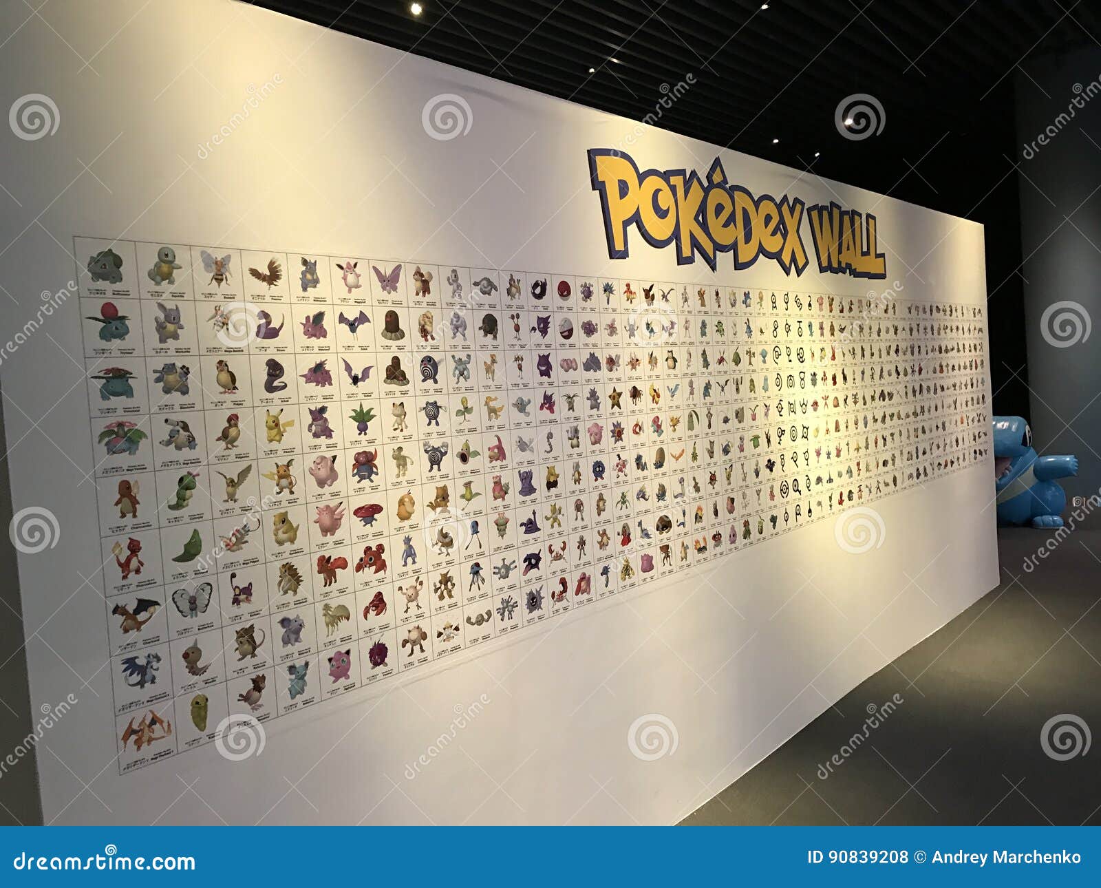 Pokemon`s exhibition editorial stock photo. Image of wall - 90839208