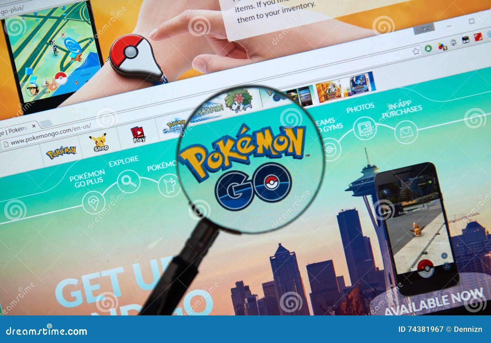 Pokemon va Home Page fotografía editorial. Imagen de cristal - 74381967