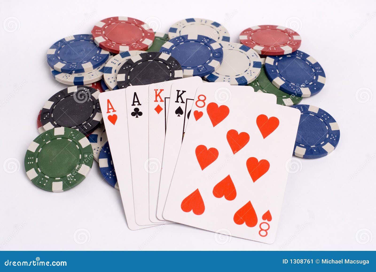 Poker stock image. Image of chips, spades, gamble, deck - 1308761