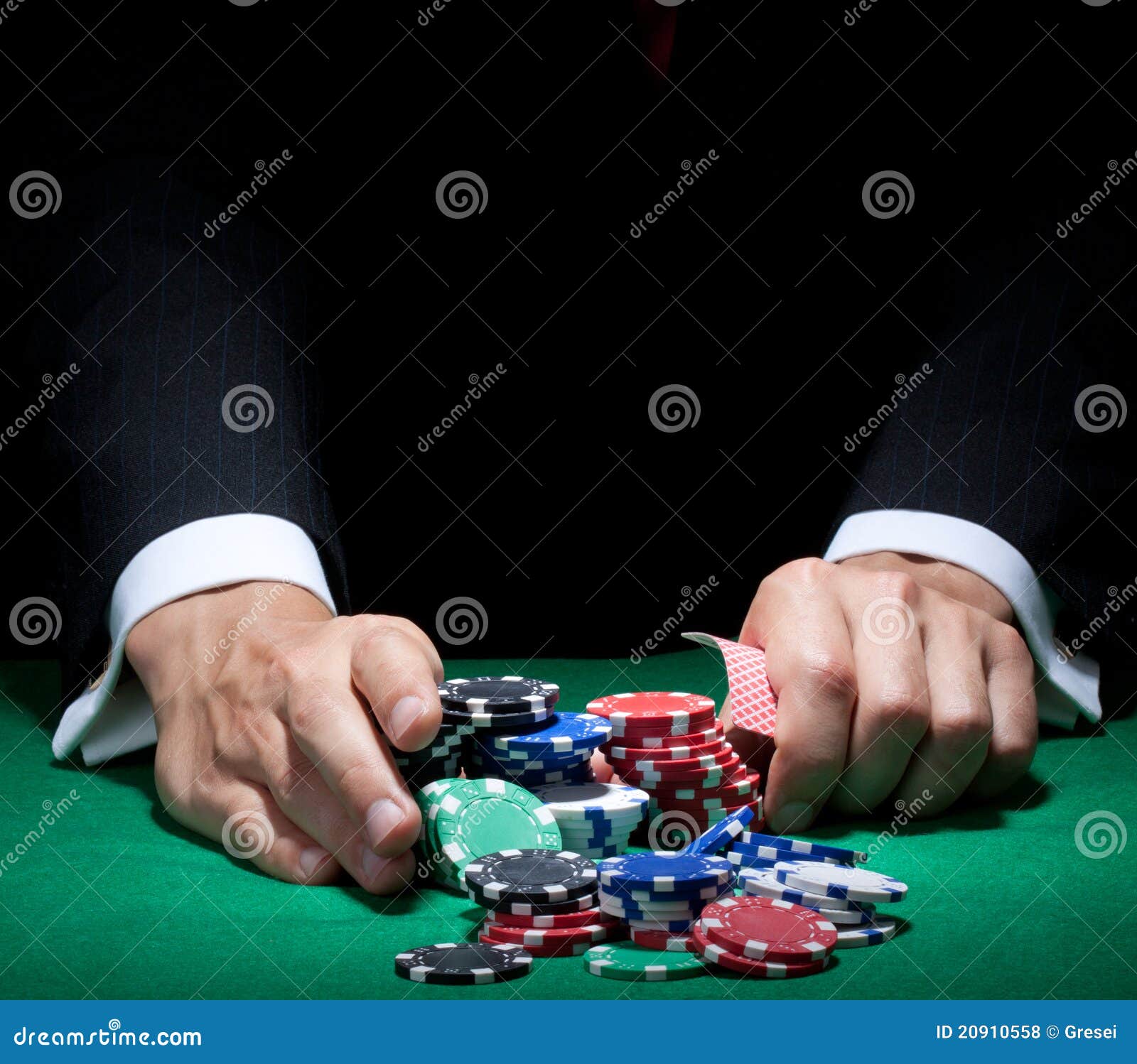 Poker stock photo. Image of fortune, focus, stack, hold - 20910558