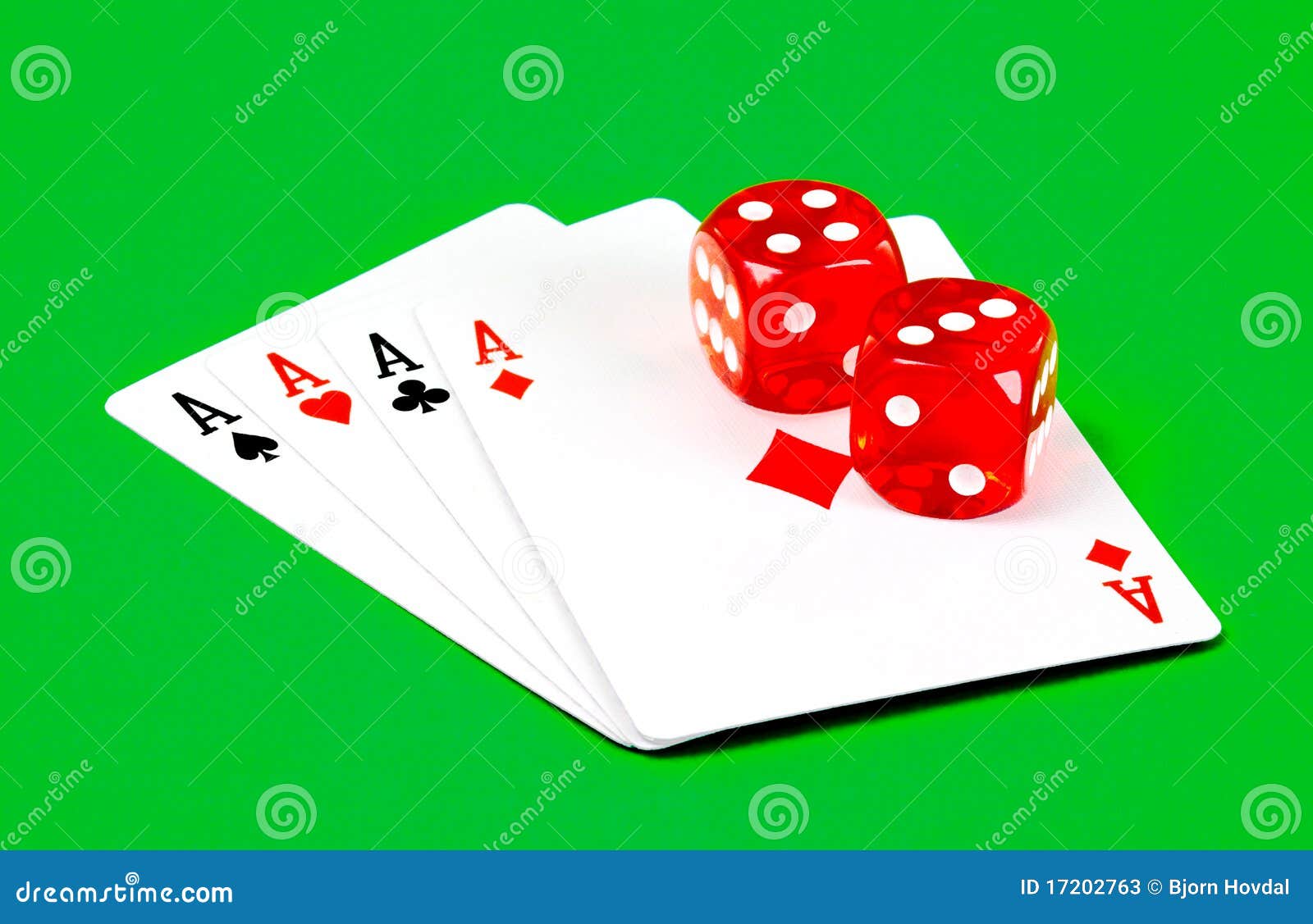 Poker ace and dice stock image. Image of notions, fortune - 17202763