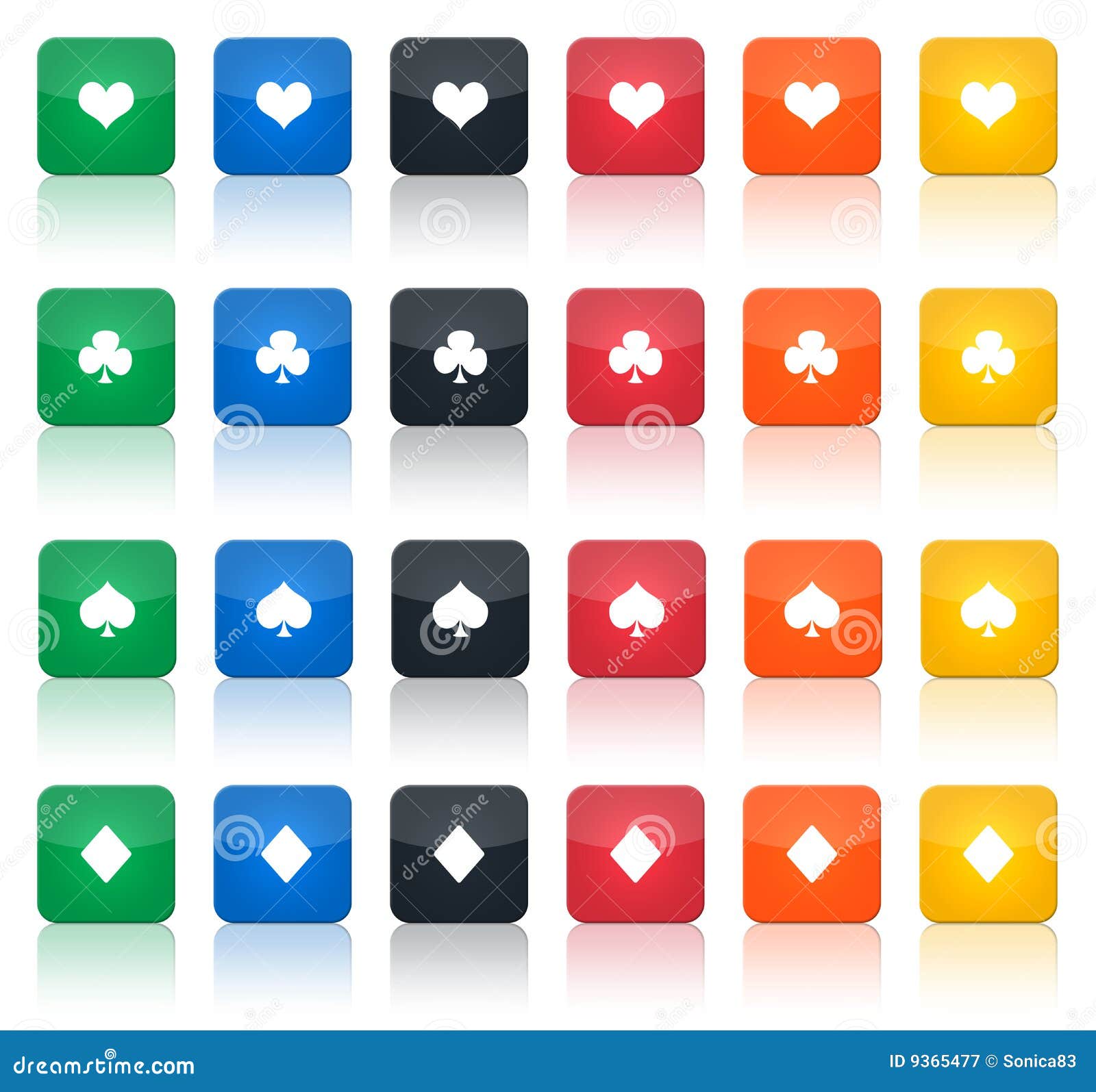 Poker button set stock illustration. Illustration of aces - 9365477