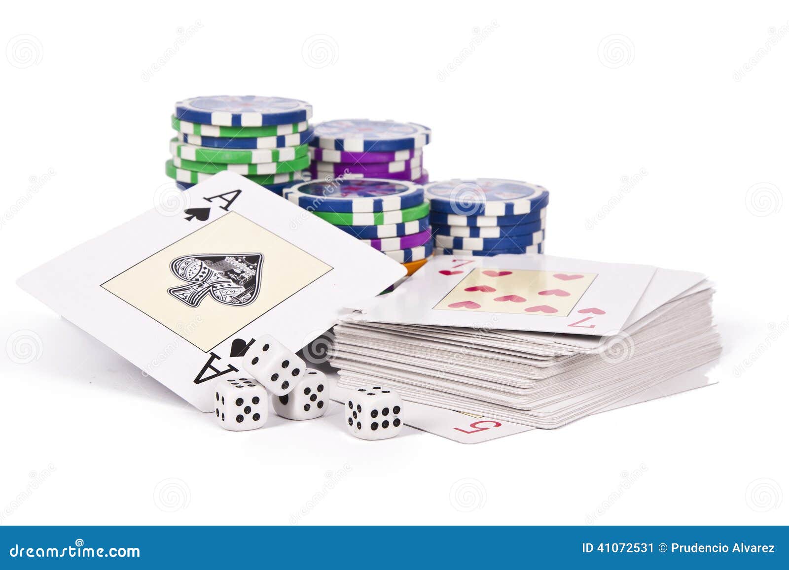 Poker stock image. Image of objects, gambling, white - 41072531