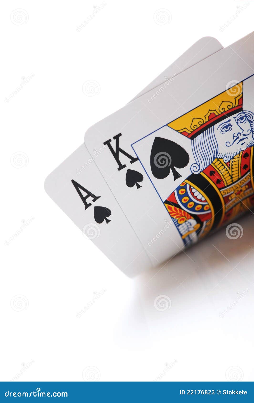 Poker cards stock image. Image of spades, winner, gaming - 22176823