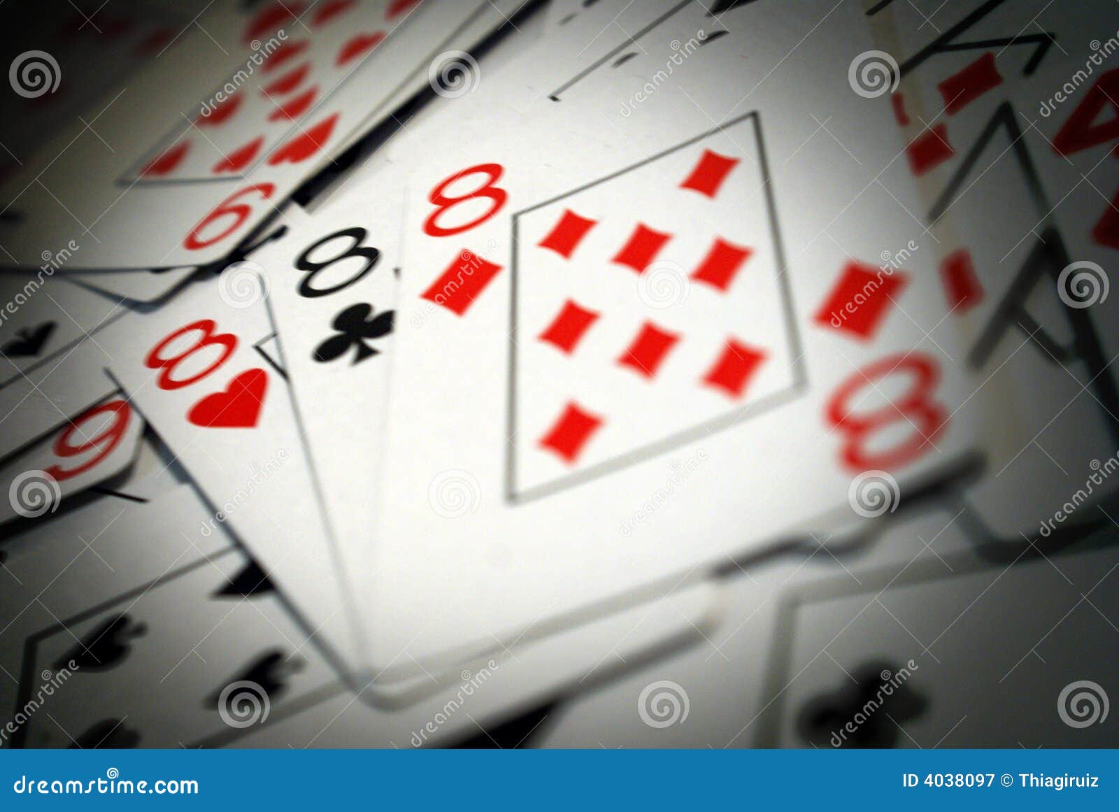 Poker Cards stock image. Image of numbers, success, eights - 4038097
