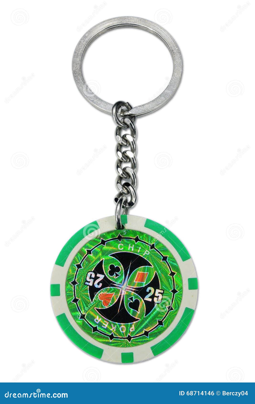 Poker chip key ring stock photo. Image of club, heart - 68714146