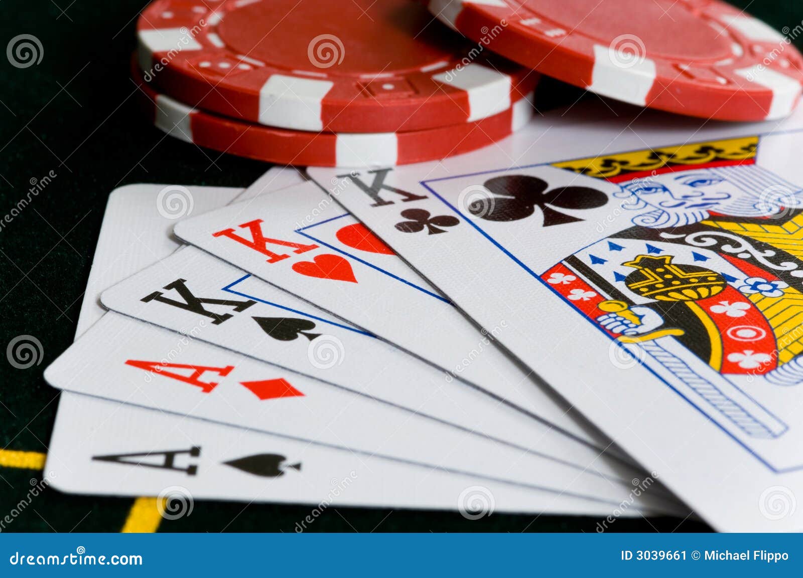 Poker Chips and Cards stock image. Image of game, chips - 3039661