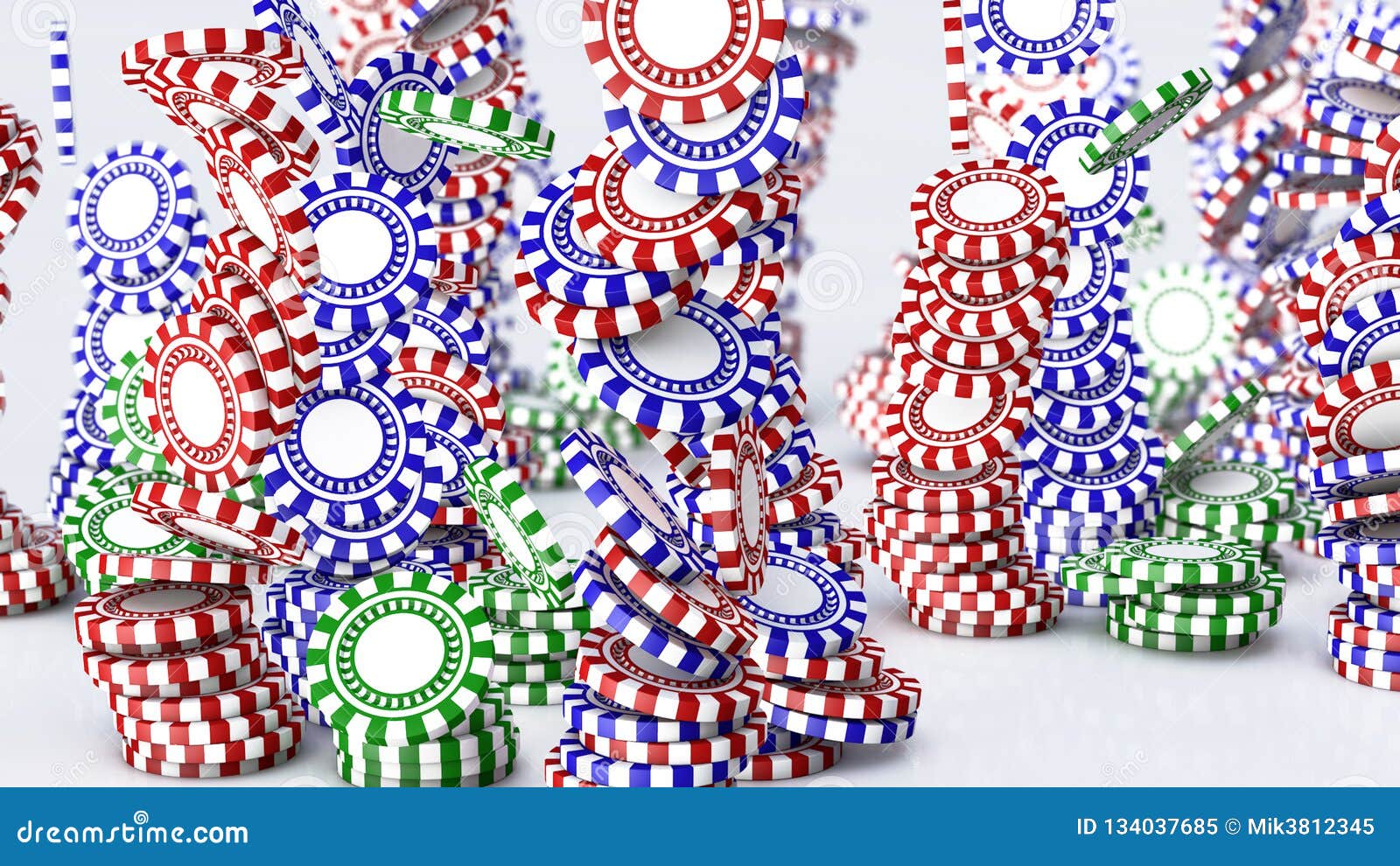 Poker chips falling stock illustration. Illustration of play - 134037685