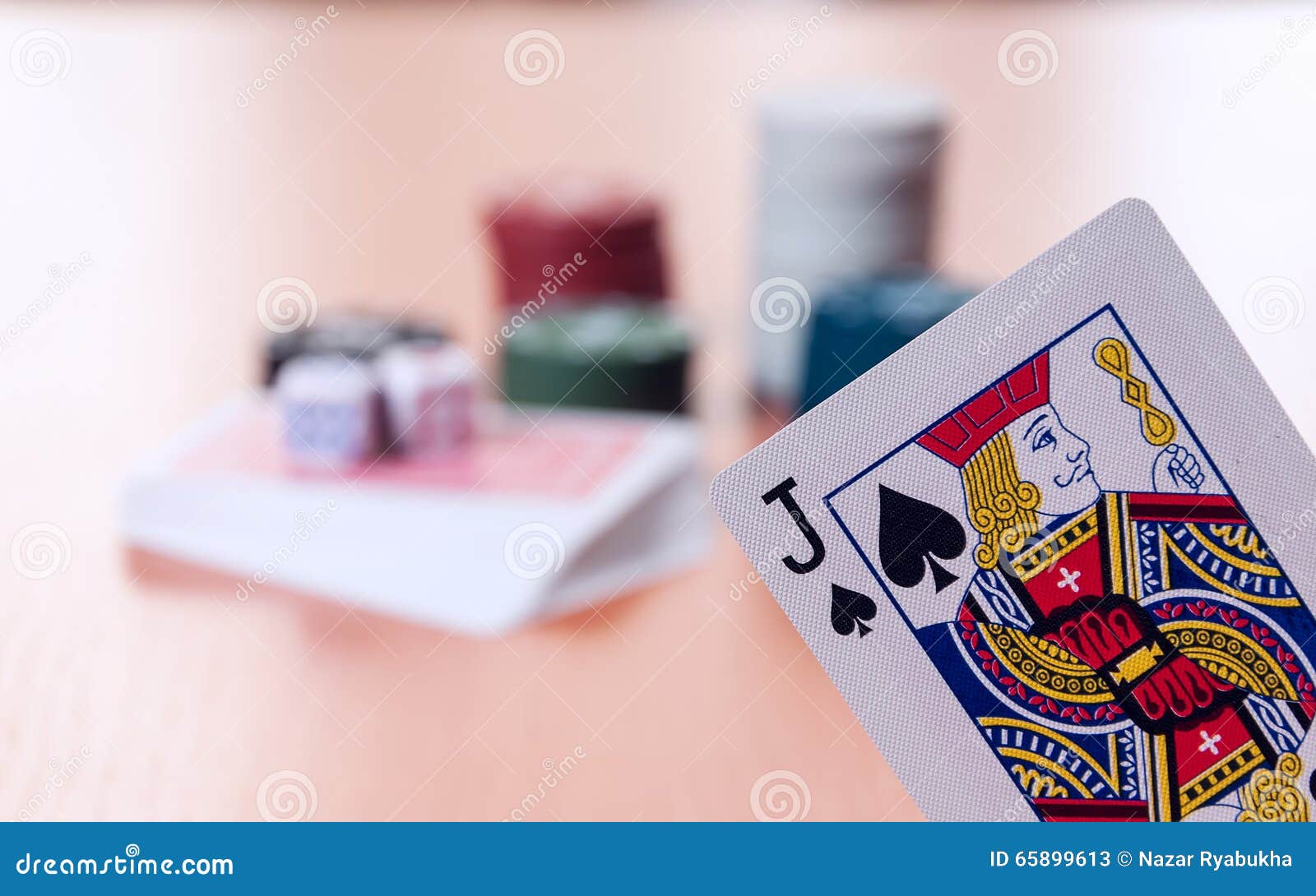 Poker Chips and Generic Playing Cards Stock Image - Image of chip, dark ...