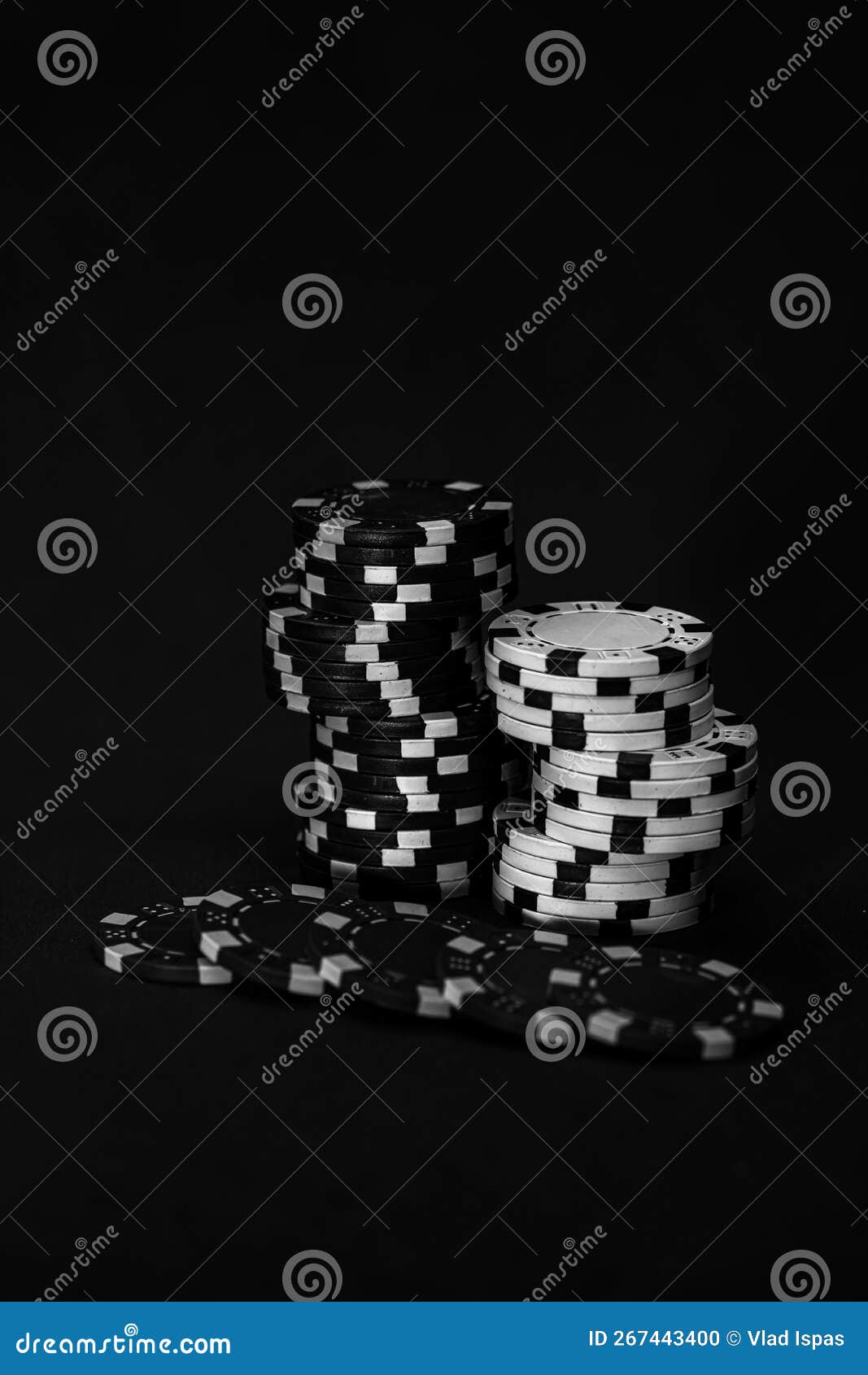 Poker Chips, Money and Gamble Stock Photo - Image of wager, gambling ...
