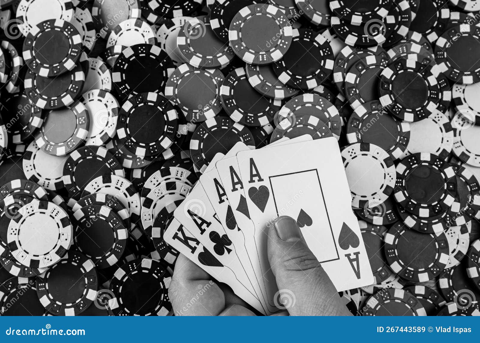 Poker Chips, Money and Gamble Stock Image - Image of money, blackjack ...