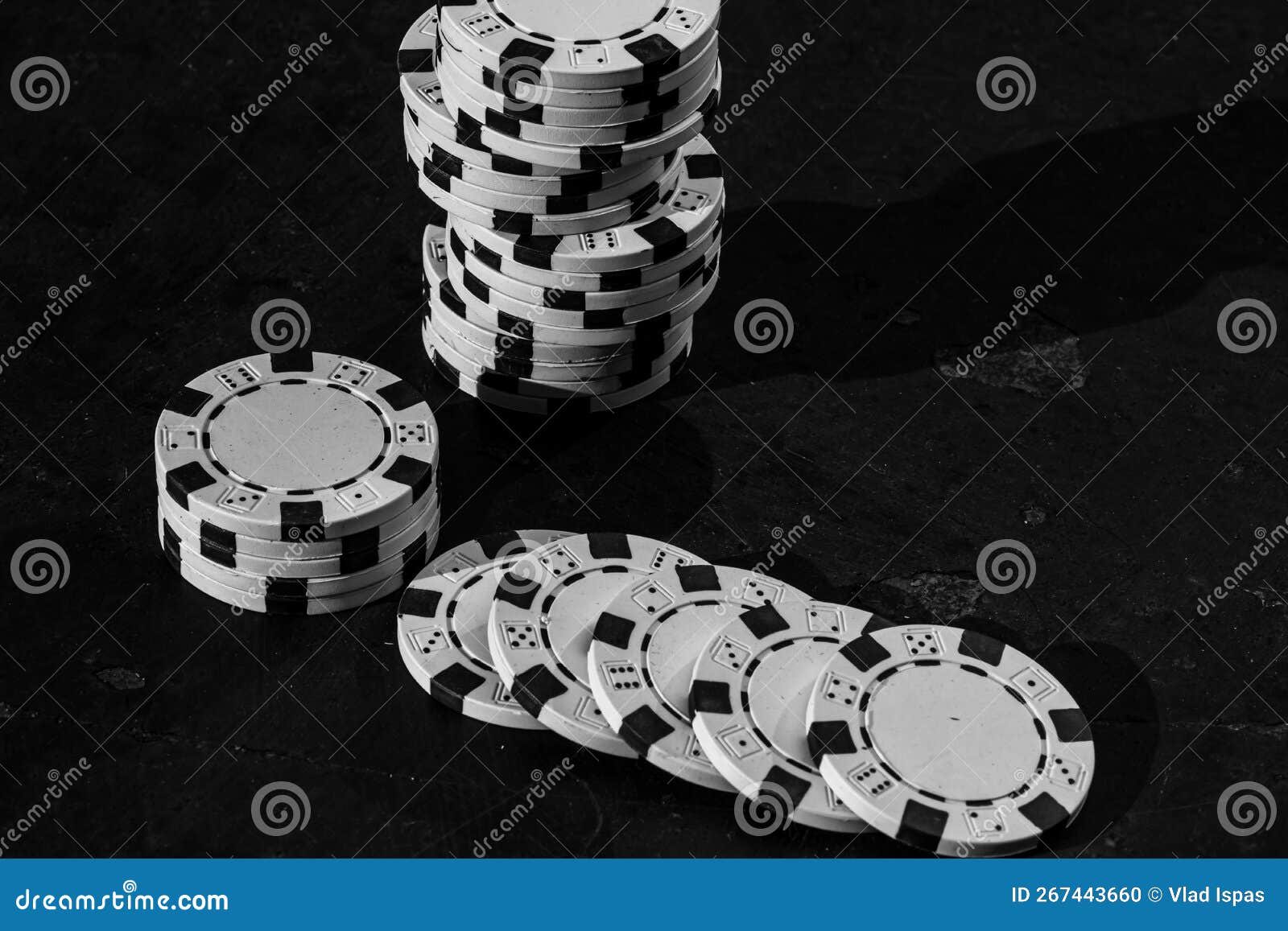 Poker Chips, Money and Gamble Stock Photo - Image of closeup, gambling ...