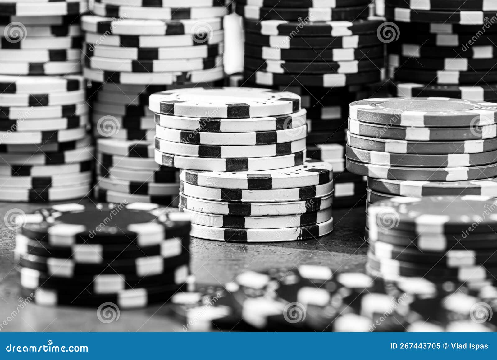 Poker Chips, Money and Gamble Stock Image - Image of luck, betting ...